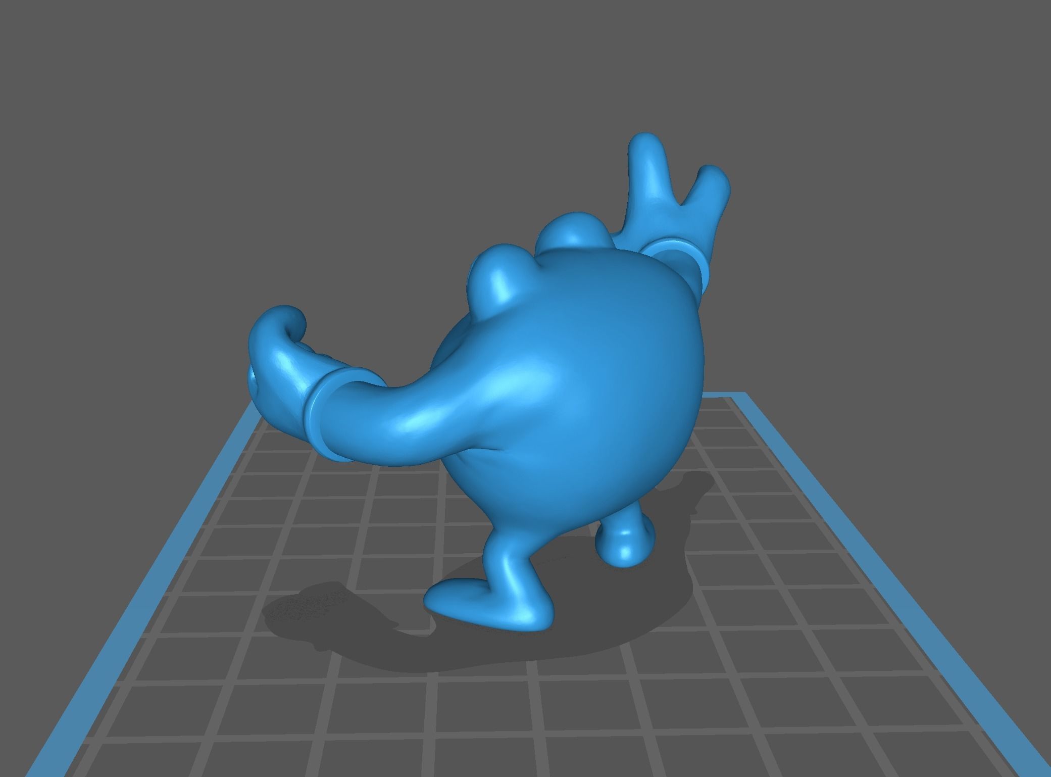 Poliwag Poliwhirl Poliwrath and Politoed 3D print model 3D model 3D ...
