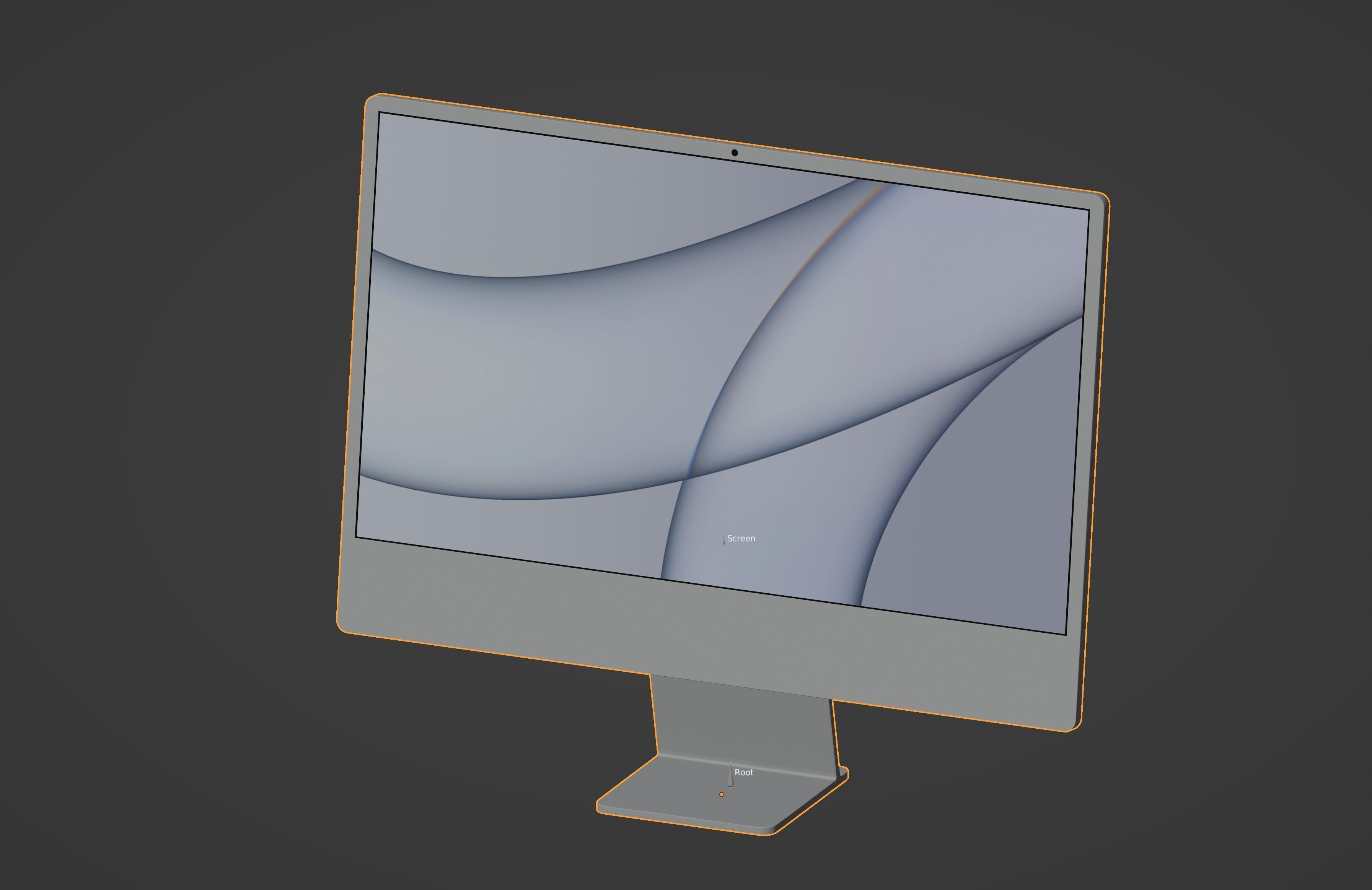 3D model iMac model VR / AR / low-poly | CGTrader