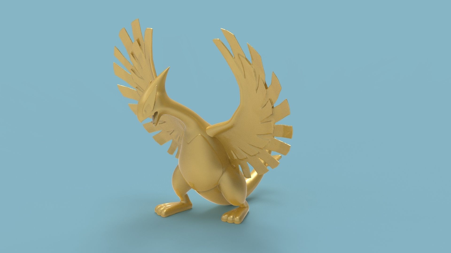 Pokemon combines Lugia and Ho-oh 3D model 3D printable | CGTrader