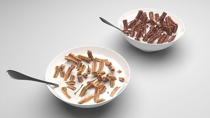 Churro Cereals 3D model | CGTrader