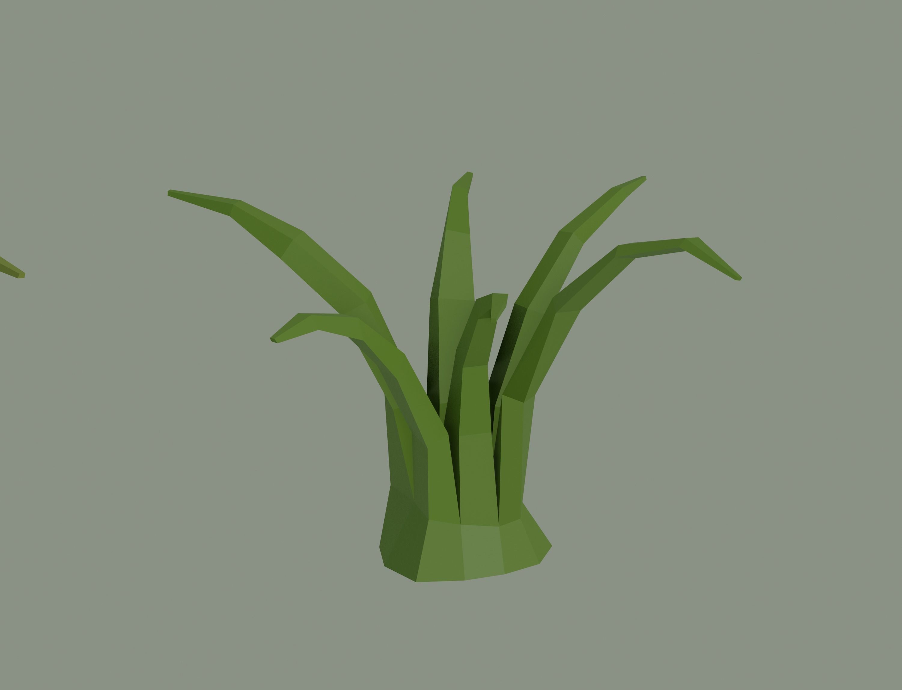 3D model Grass Low Poly VR / AR / low-poly | CGTrader