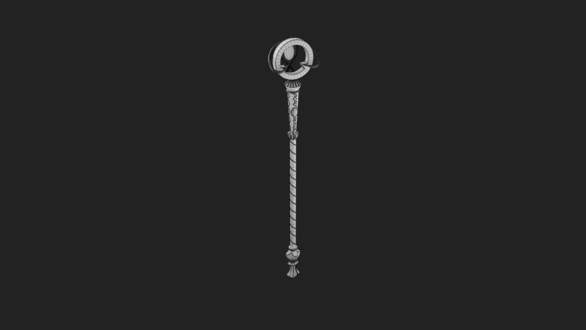 Wizard Staff 3D Model 3D model 3D printable | CGTrader