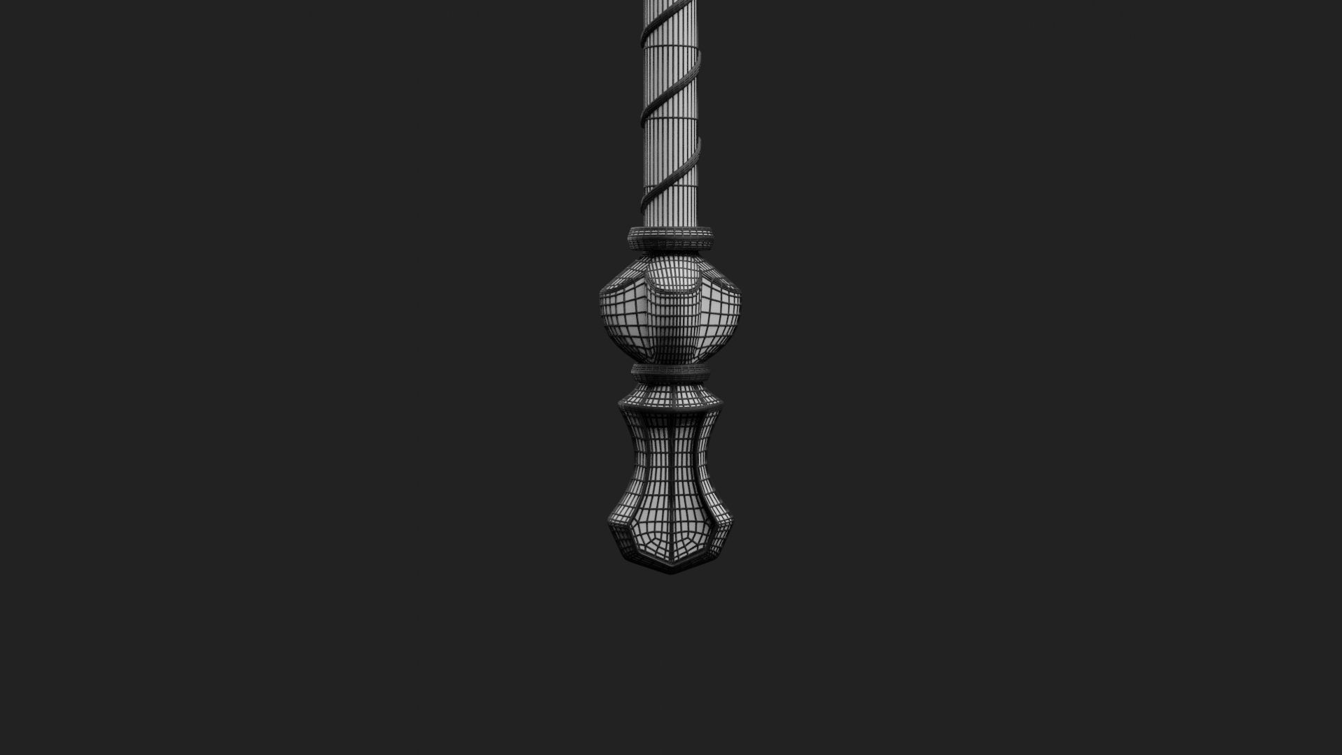 Wizard Staff 3D Model 3D model 3D printable | CGTrader