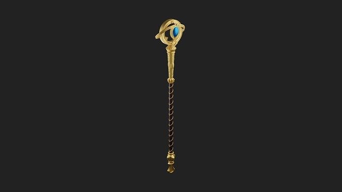 Wizard Staff 3D Model 3D model 3D printable | CGTrader