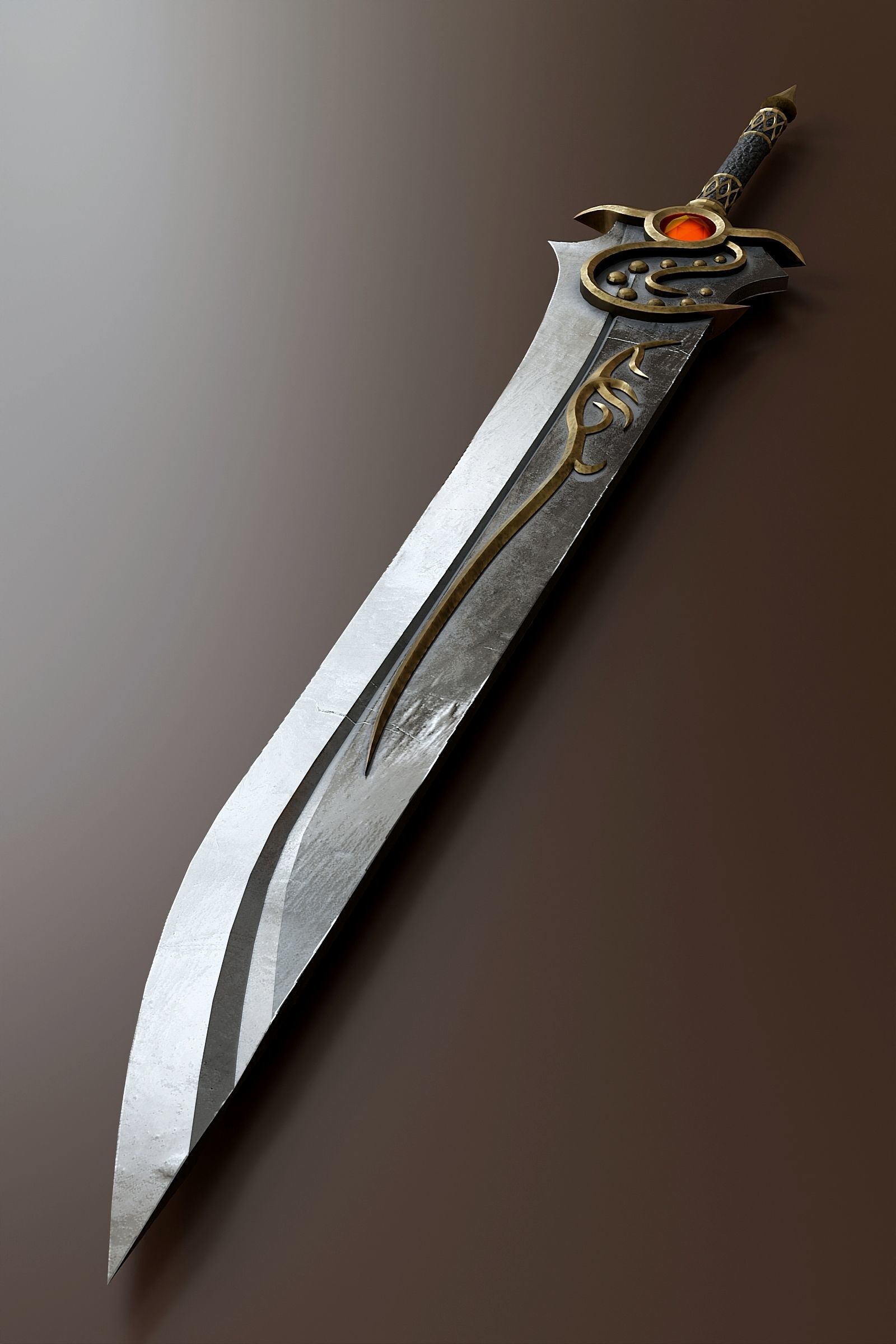 Fantasy weapon set 77 3D model | CGTrader