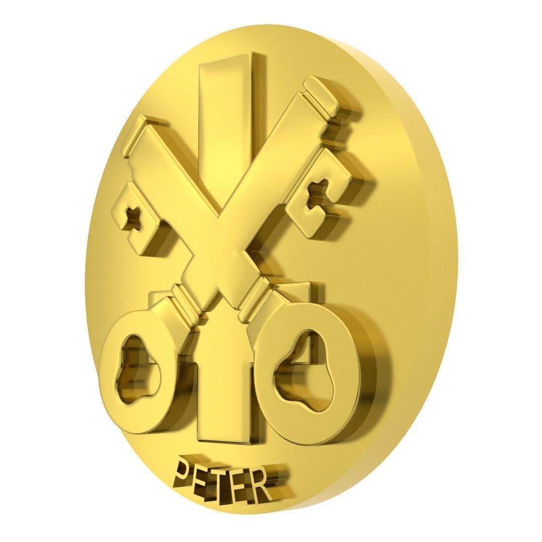 Symbols of the Apostles - PETER 3D model | CGTrader