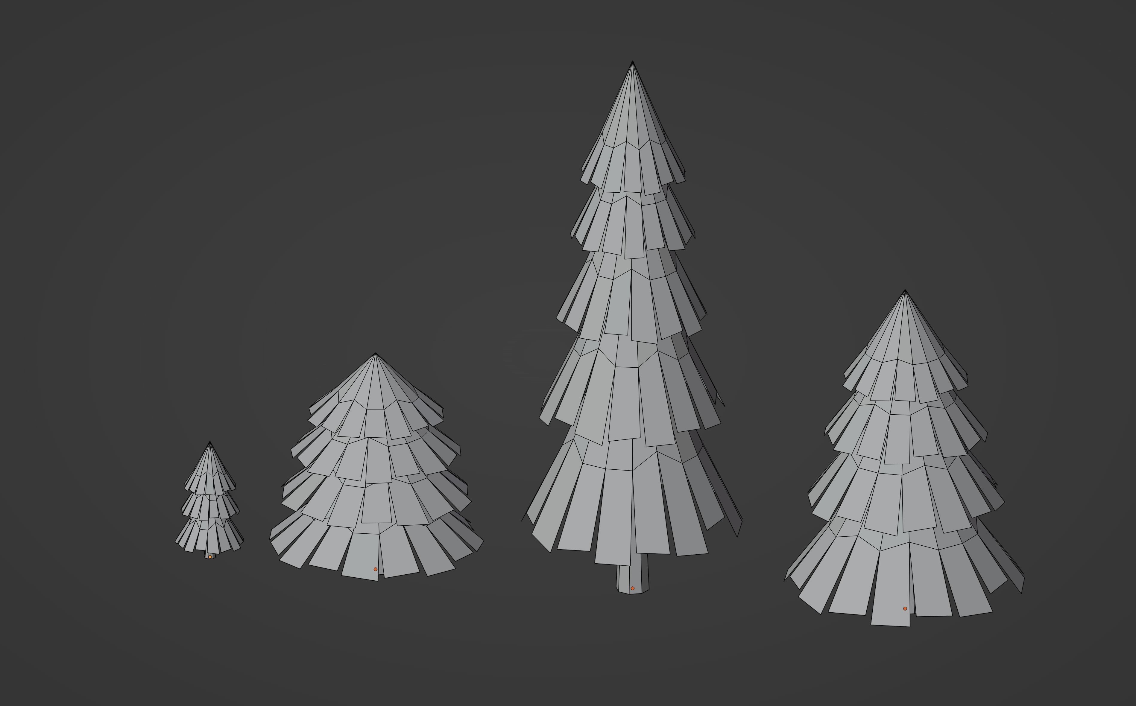 3D model Pine Tree Low Poly VR / AR / low-poly | CGTrader