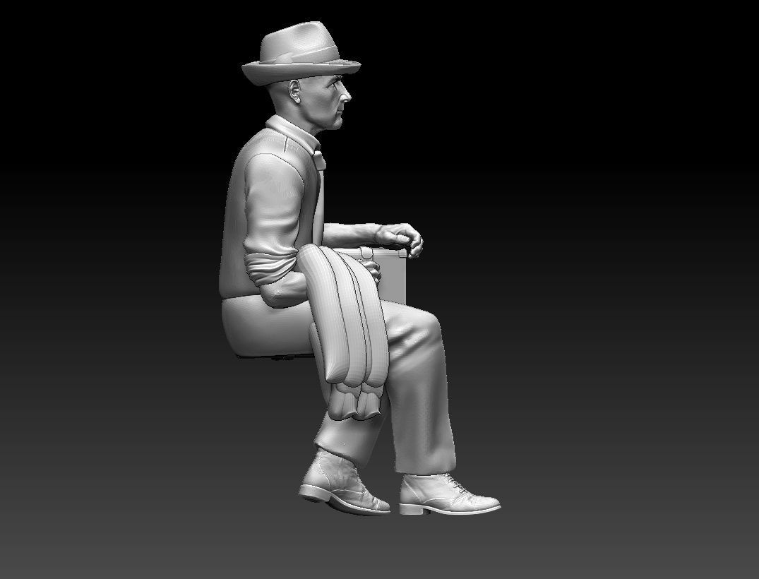 PASSENGER 3D model 3D printable | CGTrader