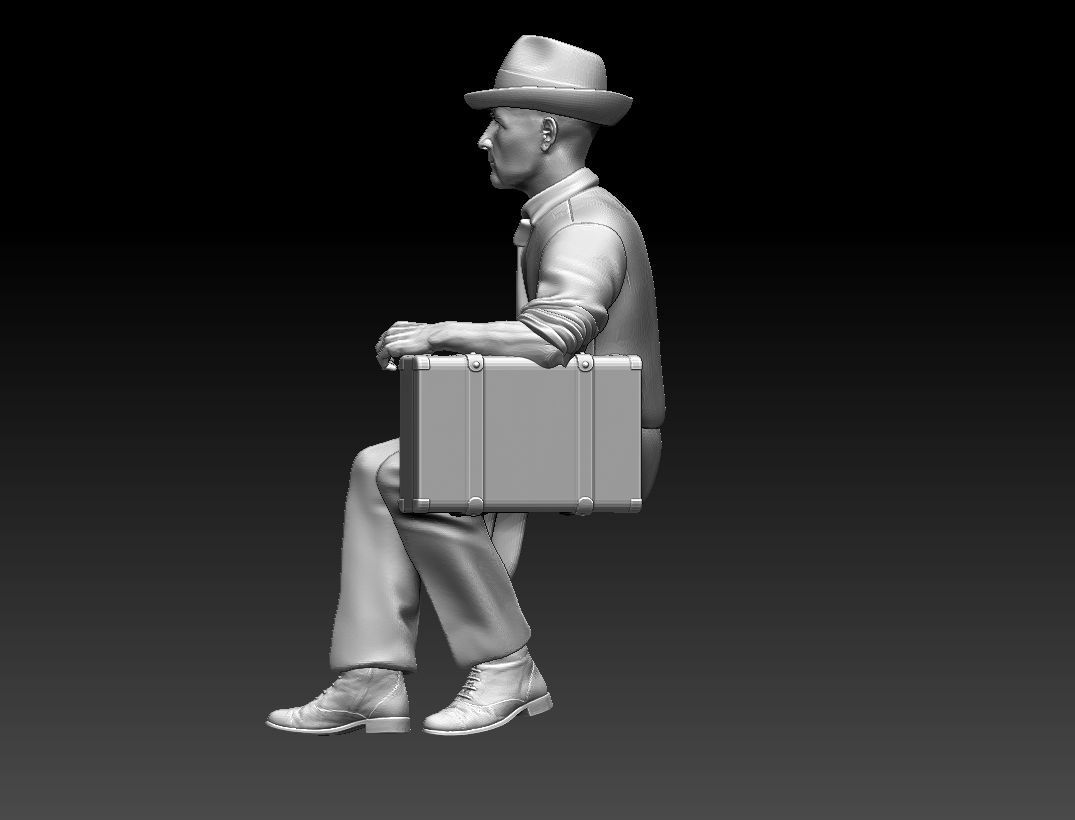 PASSENGER 3D model 3D printable | CGTrader