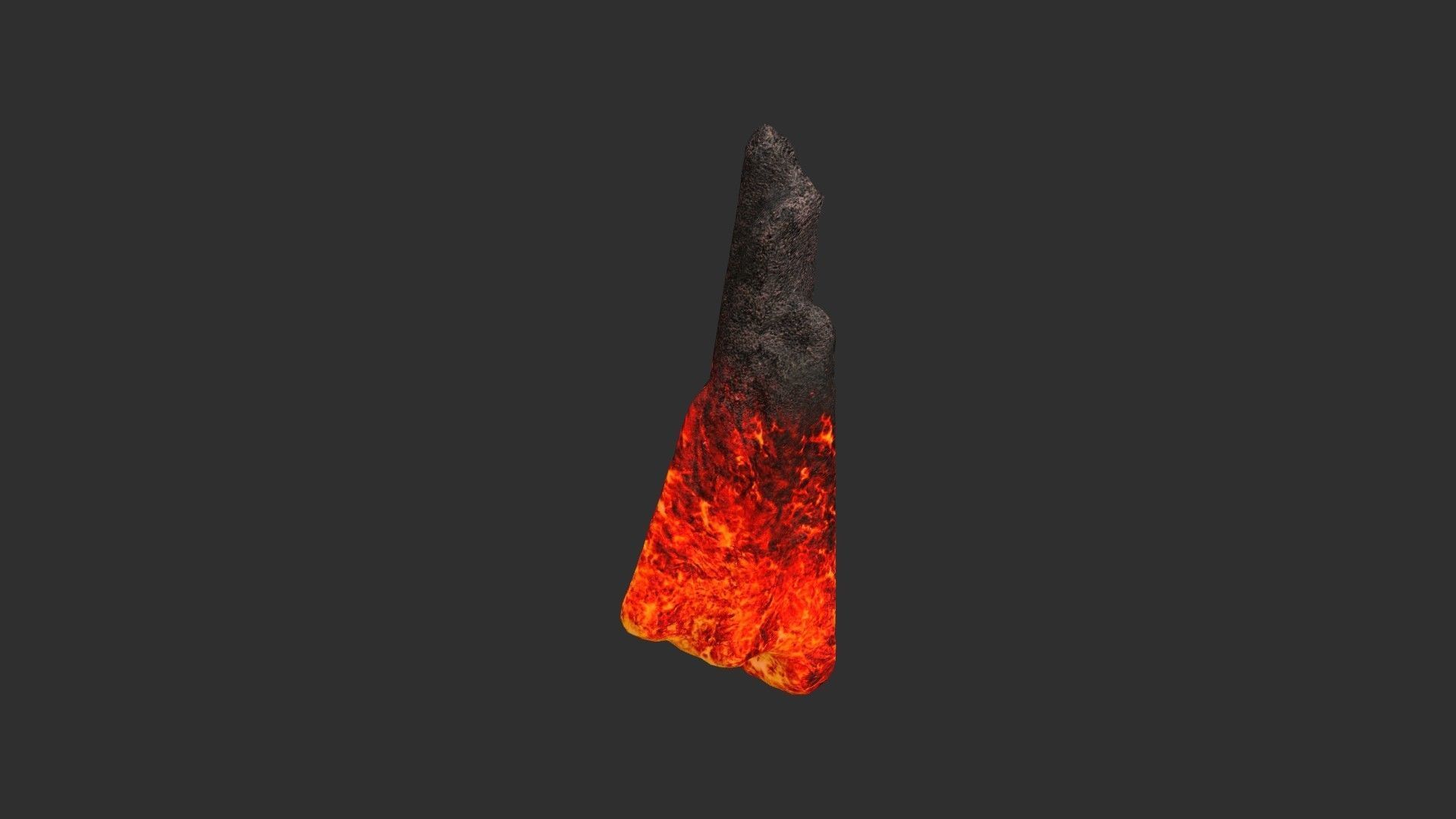 3D model Rock Spires - Lava VR / AR / low-poly | CGTrader
