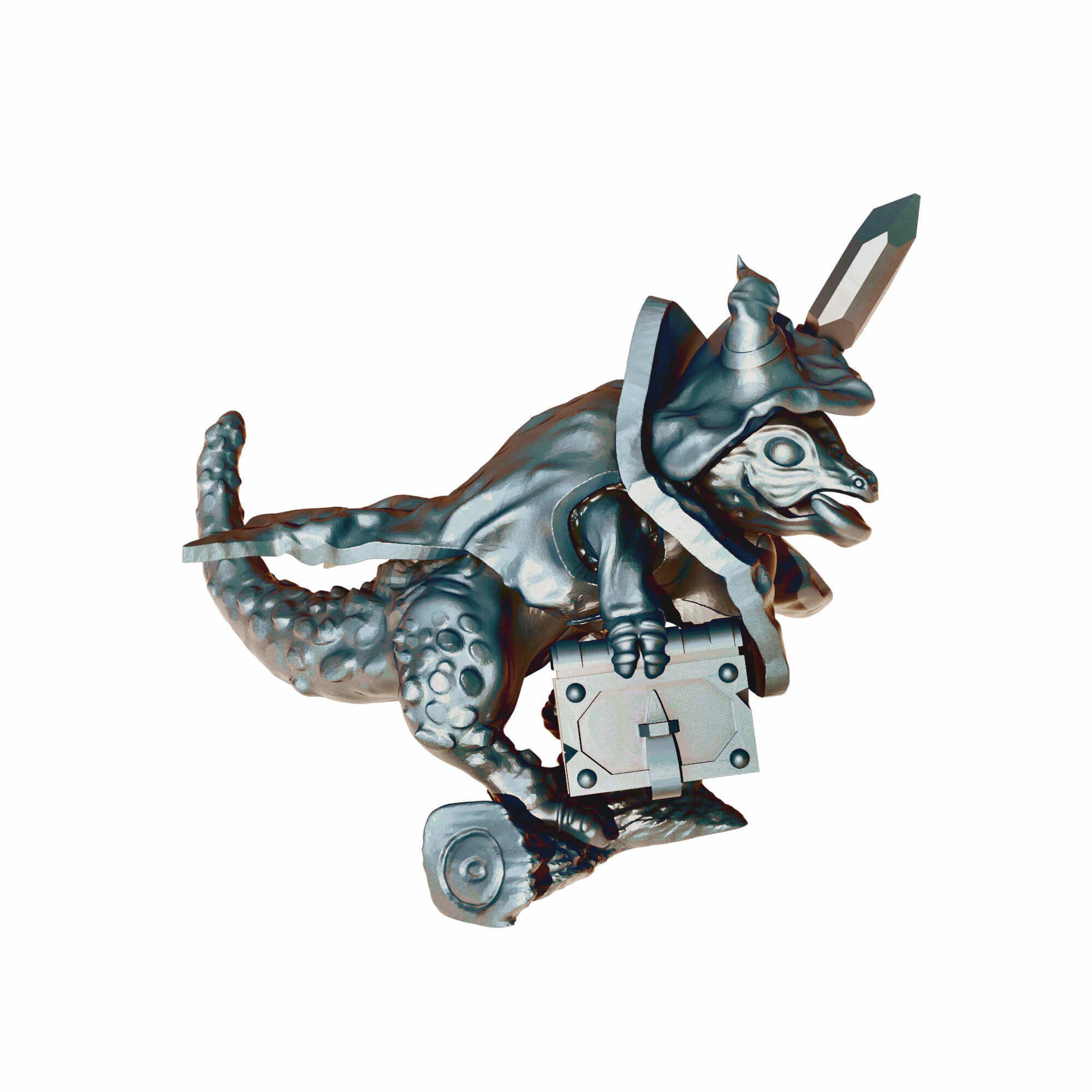 Lizard Wizard Fantasy Cute Creatures Fantasy Tabletop Miniatures 3D ...