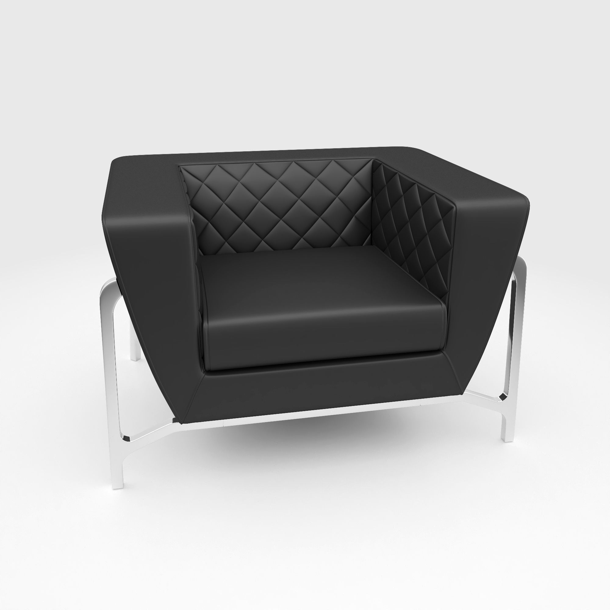 modern chester chair single 3D model | CGTrader