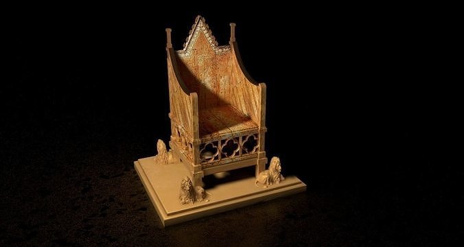 Coronation Throne 3D model | CGTrader