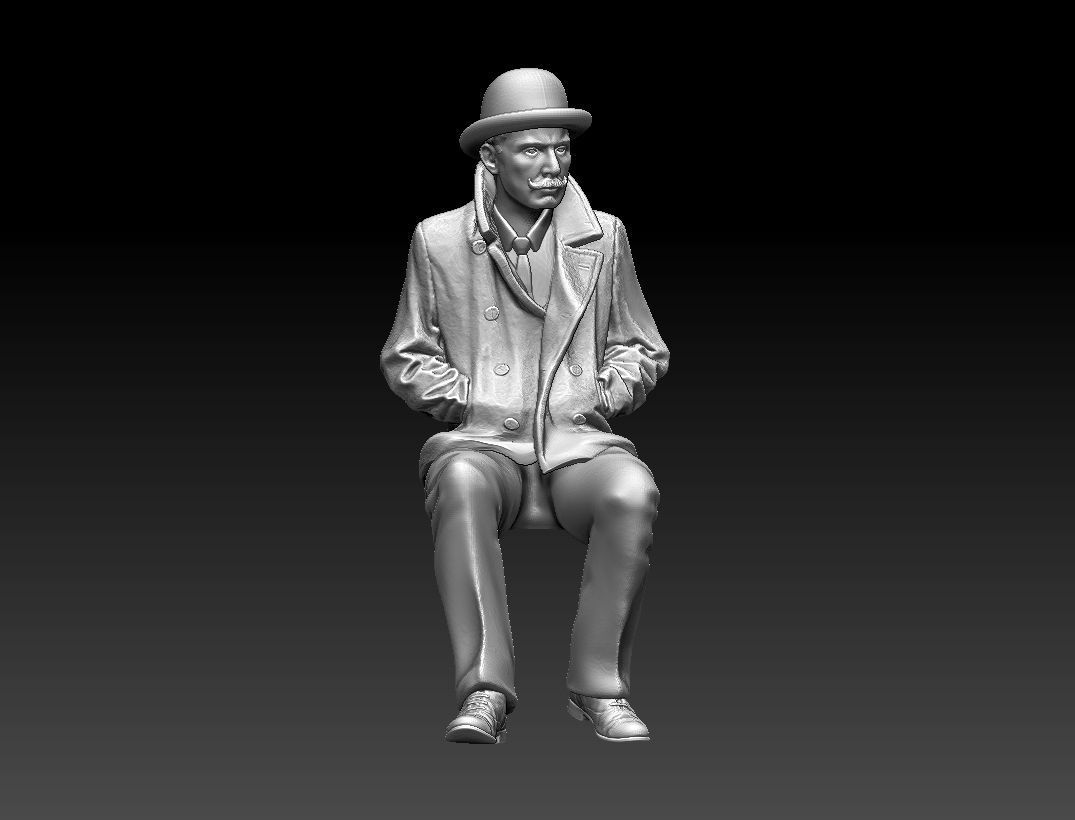 PASSENGER 3D model 3D printable | CGTrader