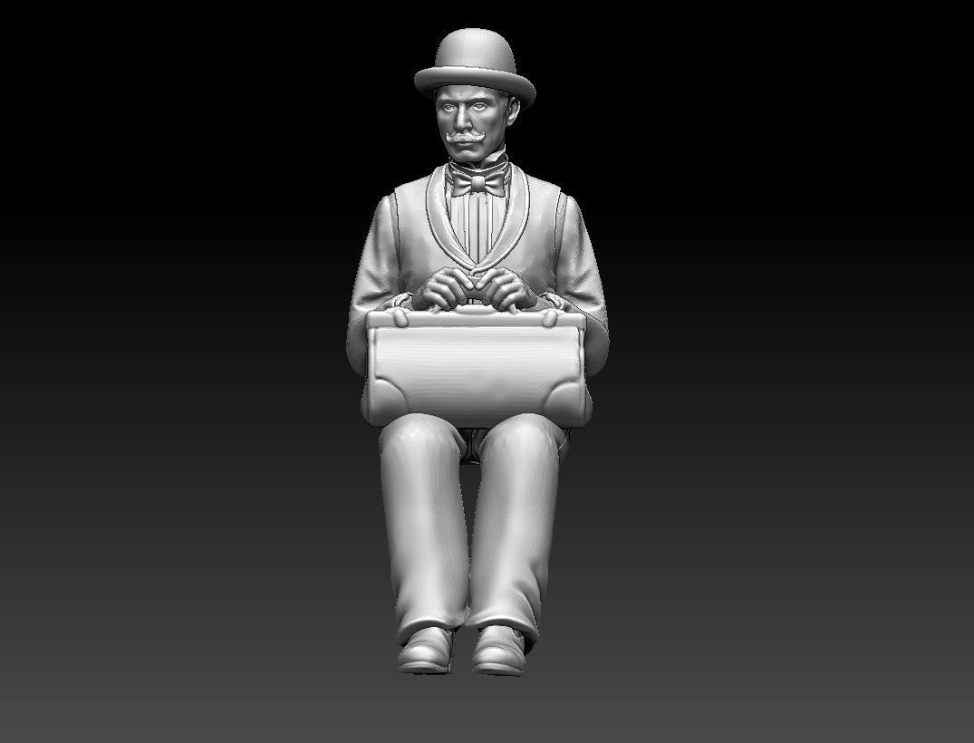 PASSENGER 3D model 3D printable | CGTrader