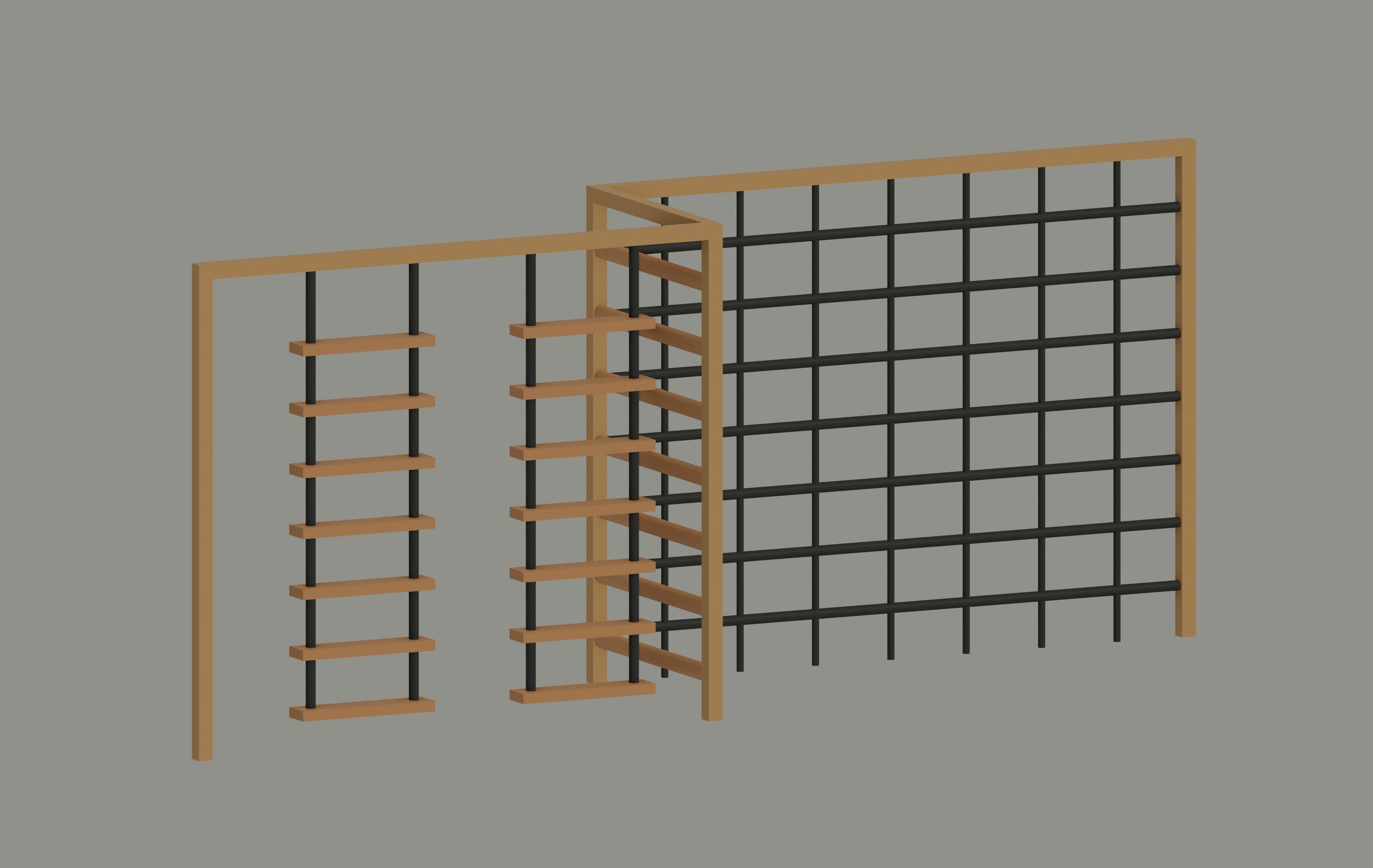 3D model Playground Climber VR / AR / low-poly | CGTrader