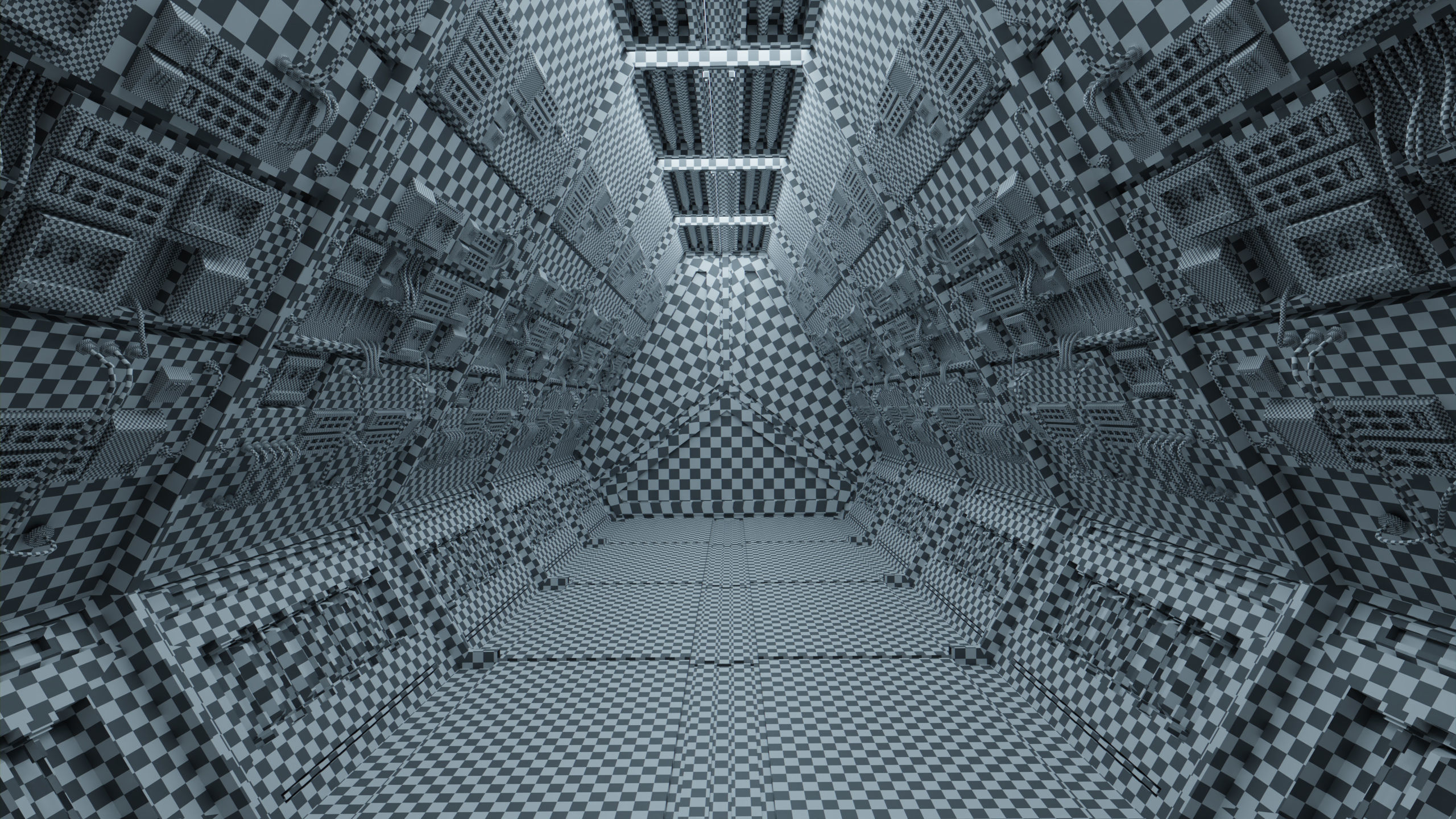 3D model Sci-Fi modular Corridor VR / AR / low-poly | CGTrader