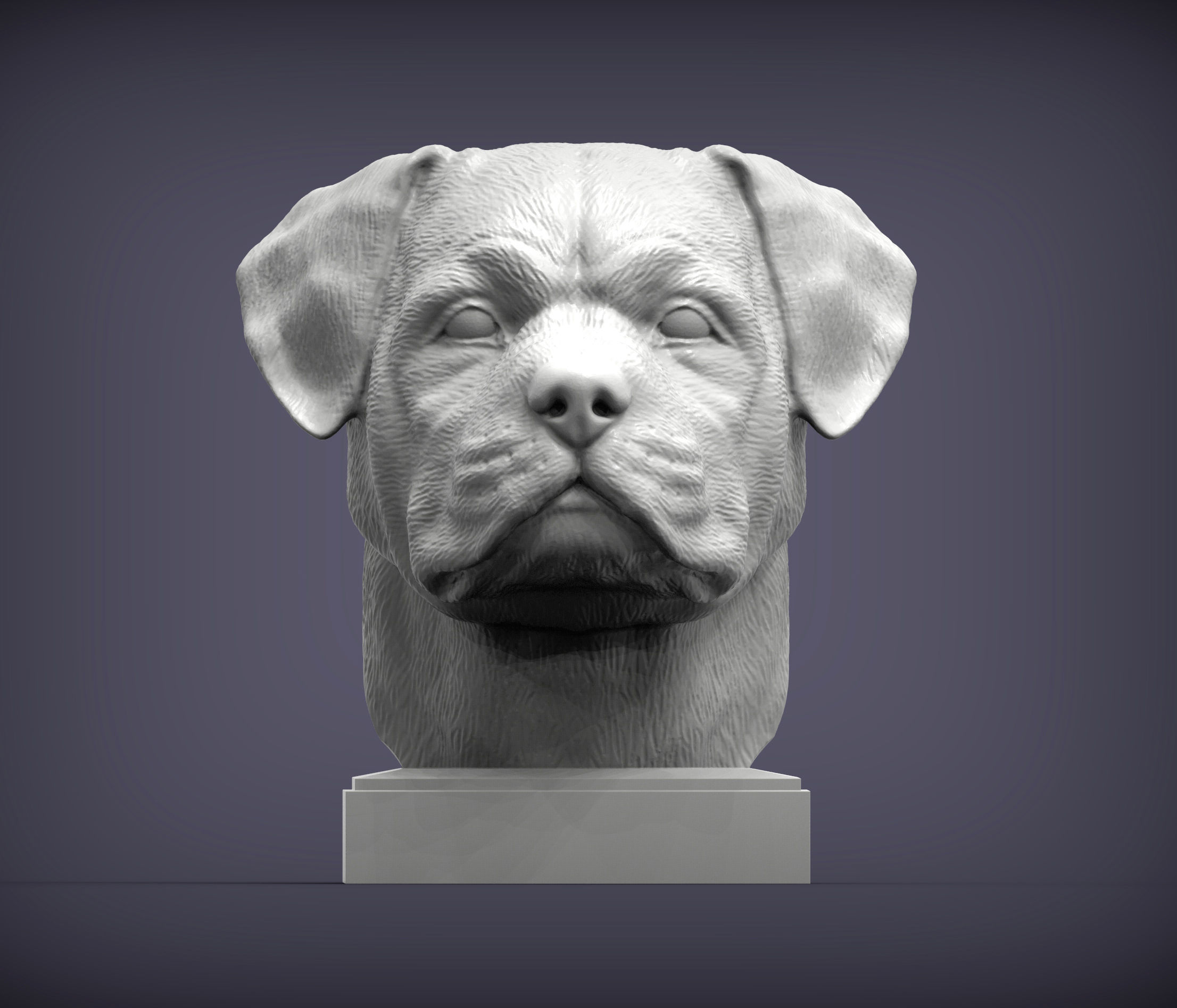 rottweiler 3D print model 3D model 3D printable | CGTrader