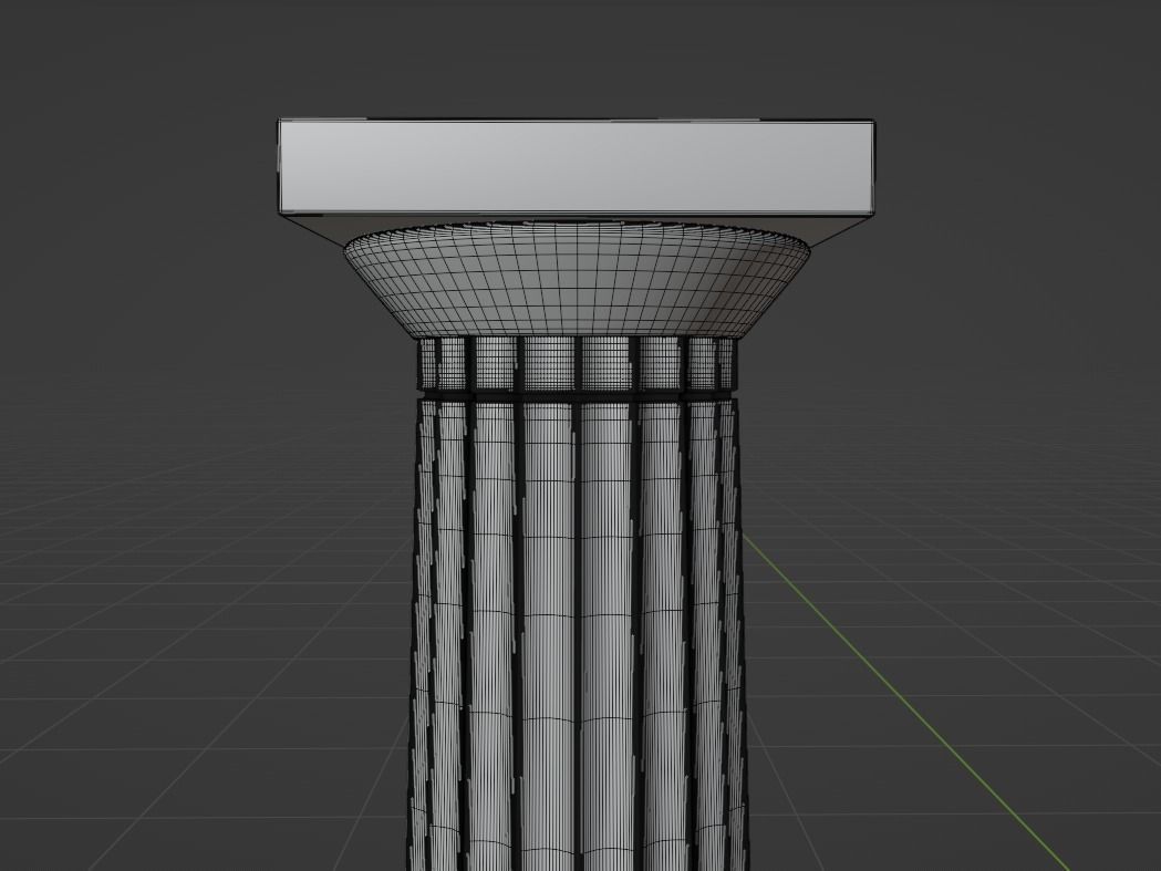 Classical columns 3D model | CGTrader