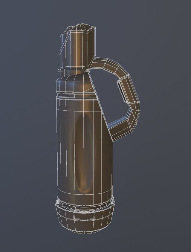 3D model thermos termo sci fi VR / AR / low-poly | CGTrader