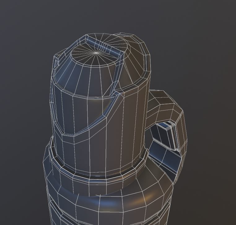 3D model thermos termo sci fi VR / AR / low-poly | CGTrader