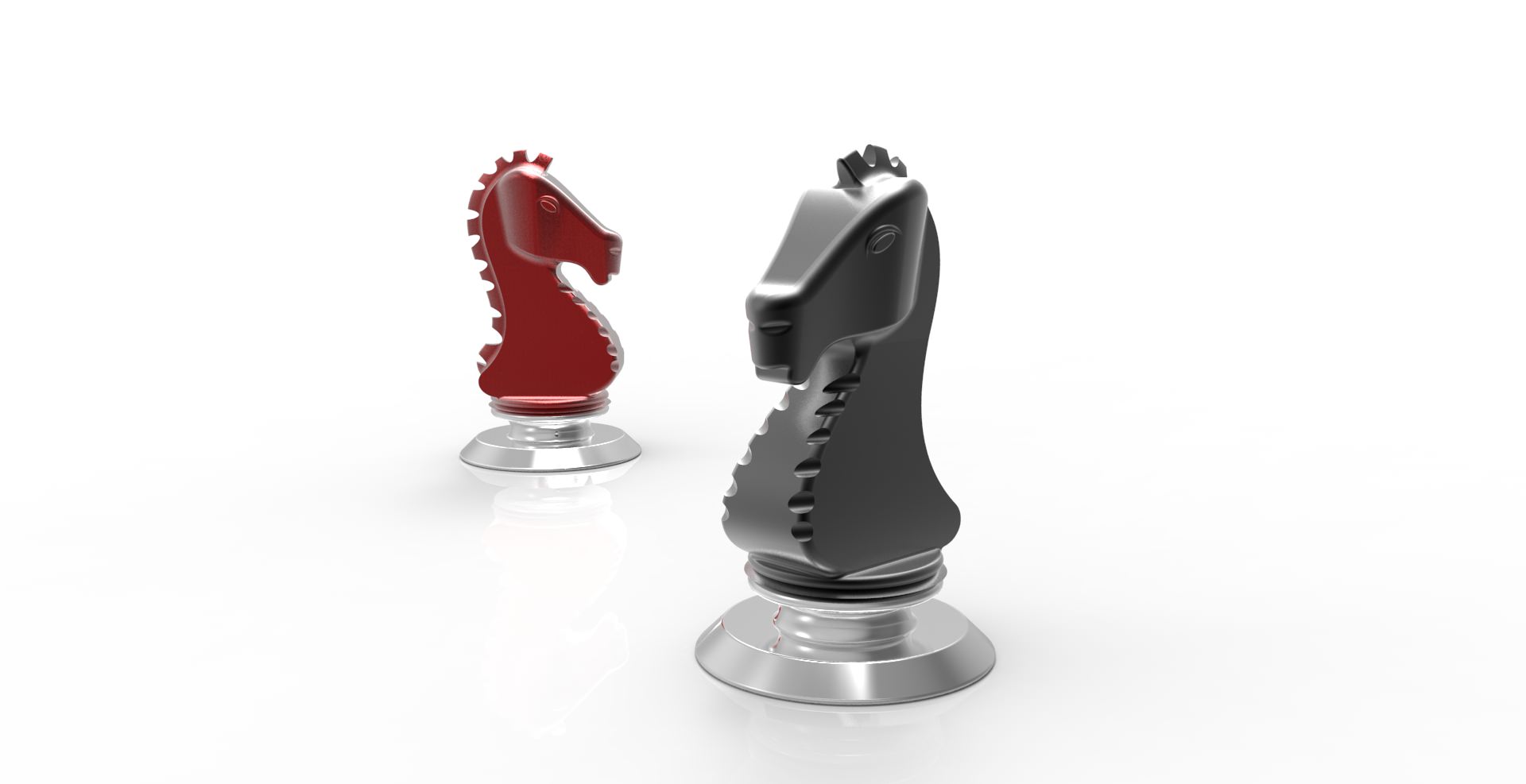 chess horse 3D model | CGTrader