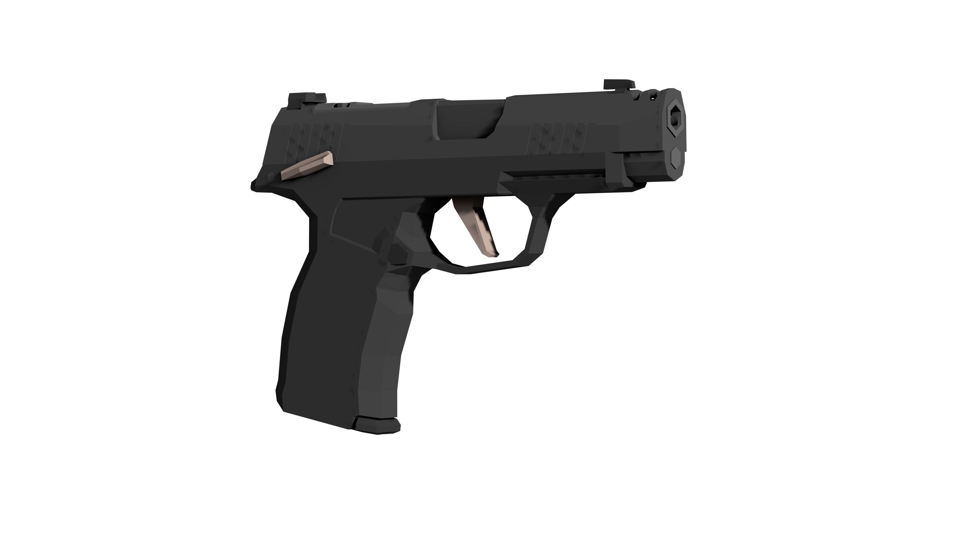 3D model Low-Poly Sig P365 XL VR / AR / low-poly | CGTrader