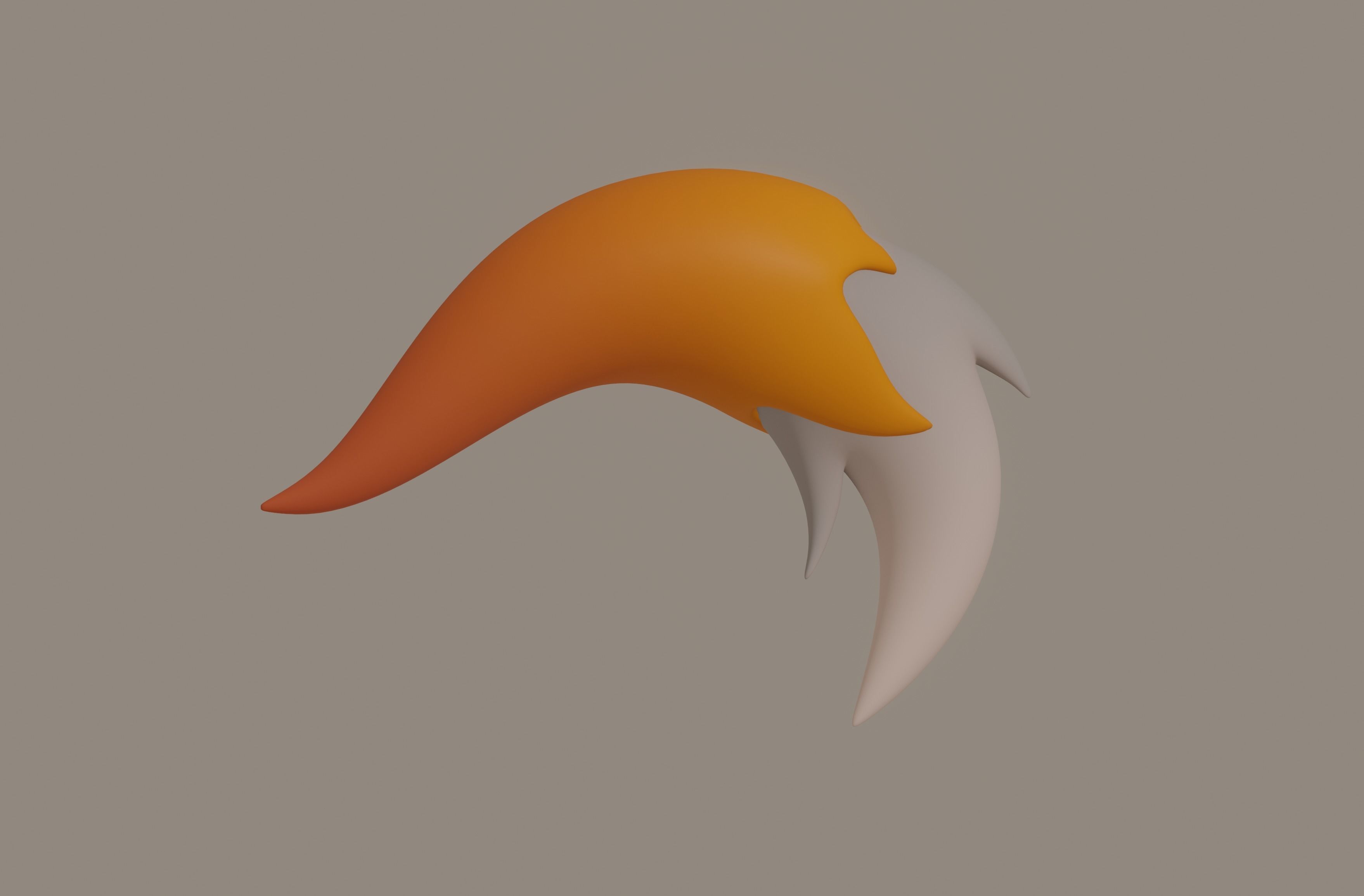 3D model Fox Tail VR / AR / low-poly | CGTrader