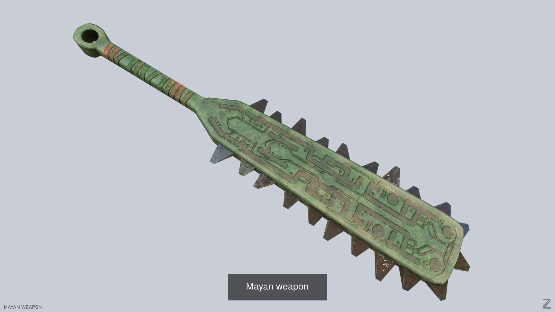Mayan weapon collection VR / AR / low-poly | CGTrader