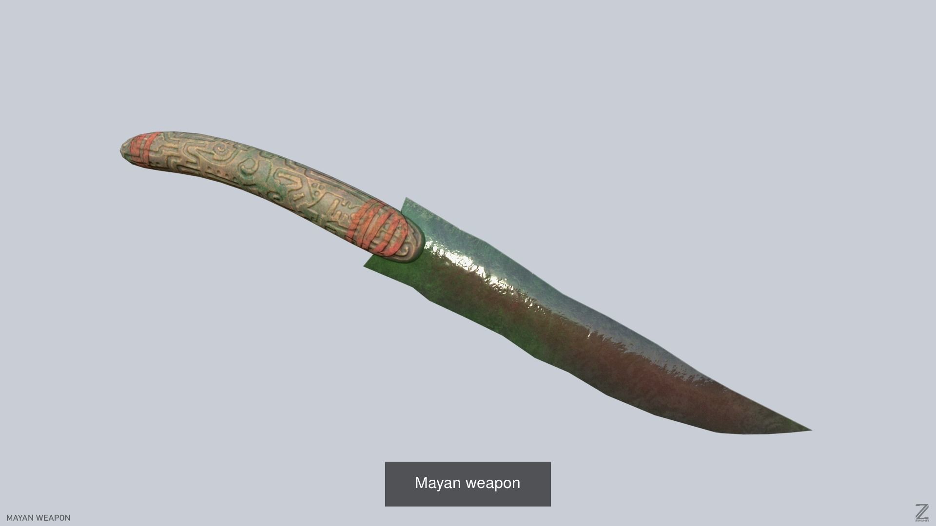 Mayan weapon collection VR / AR / low-poly | CGTrader