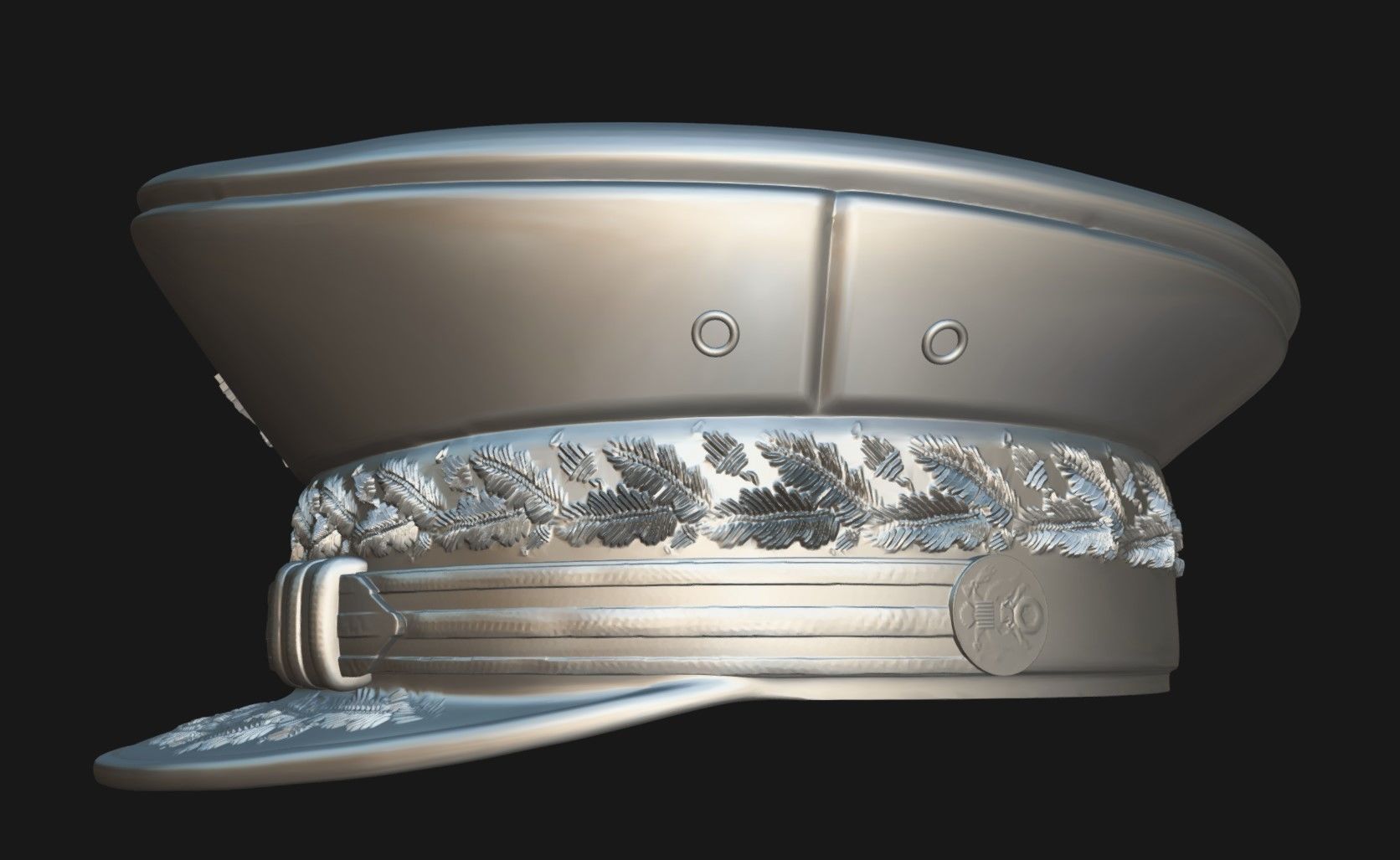 Military General s Hat 3D model 3D printable | CGTrader