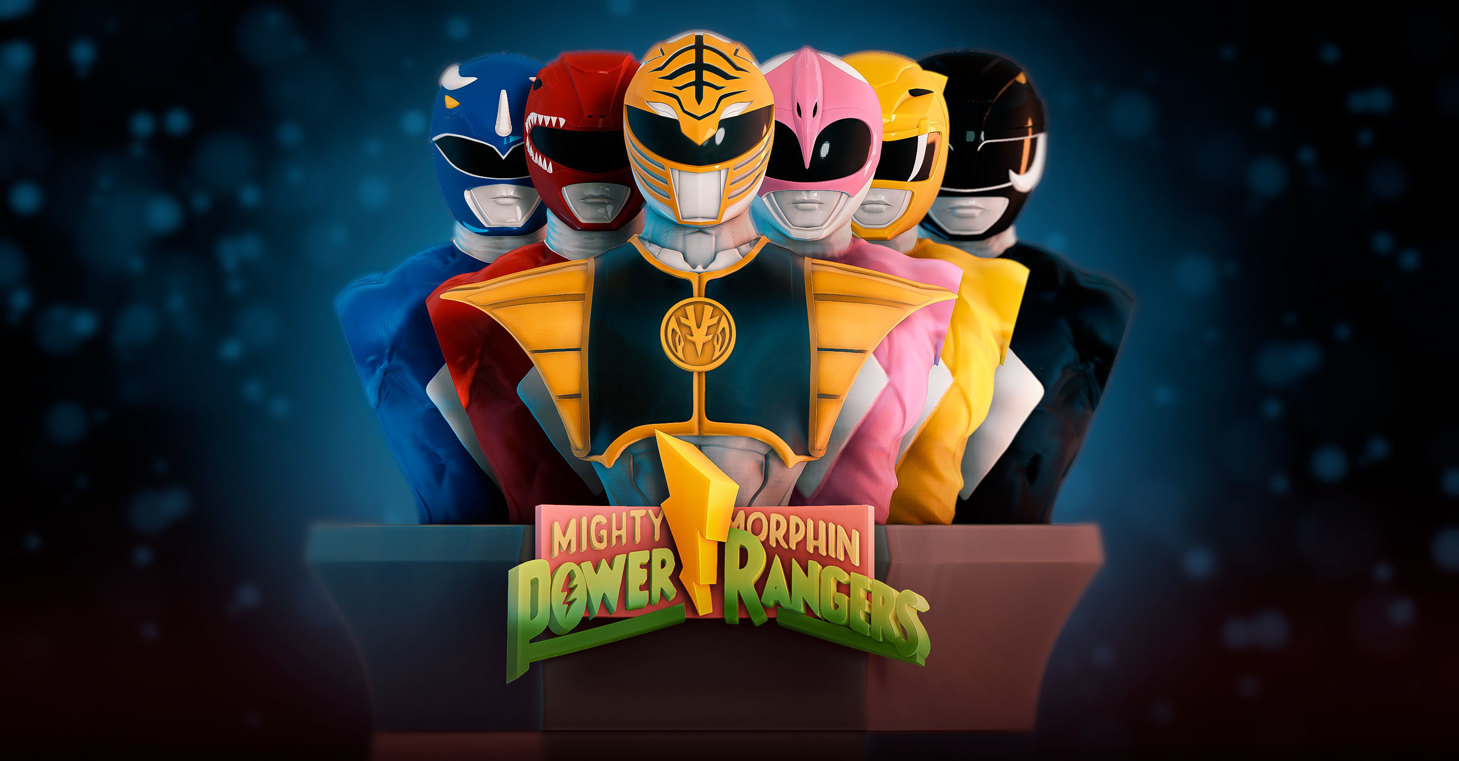 power rangers MMPR 3D model 3D printable | CGTrader
