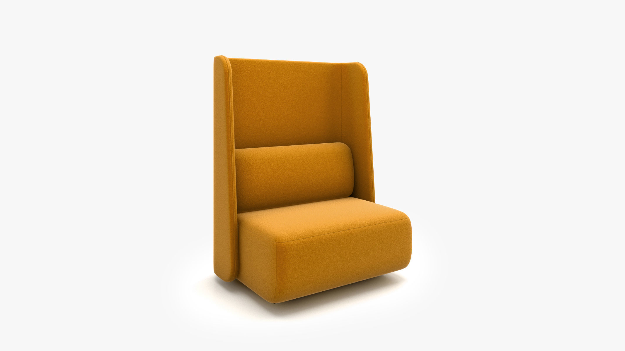 Bernhardt Design - CODE Lounge with Angled Wall 3D model | CGTrader