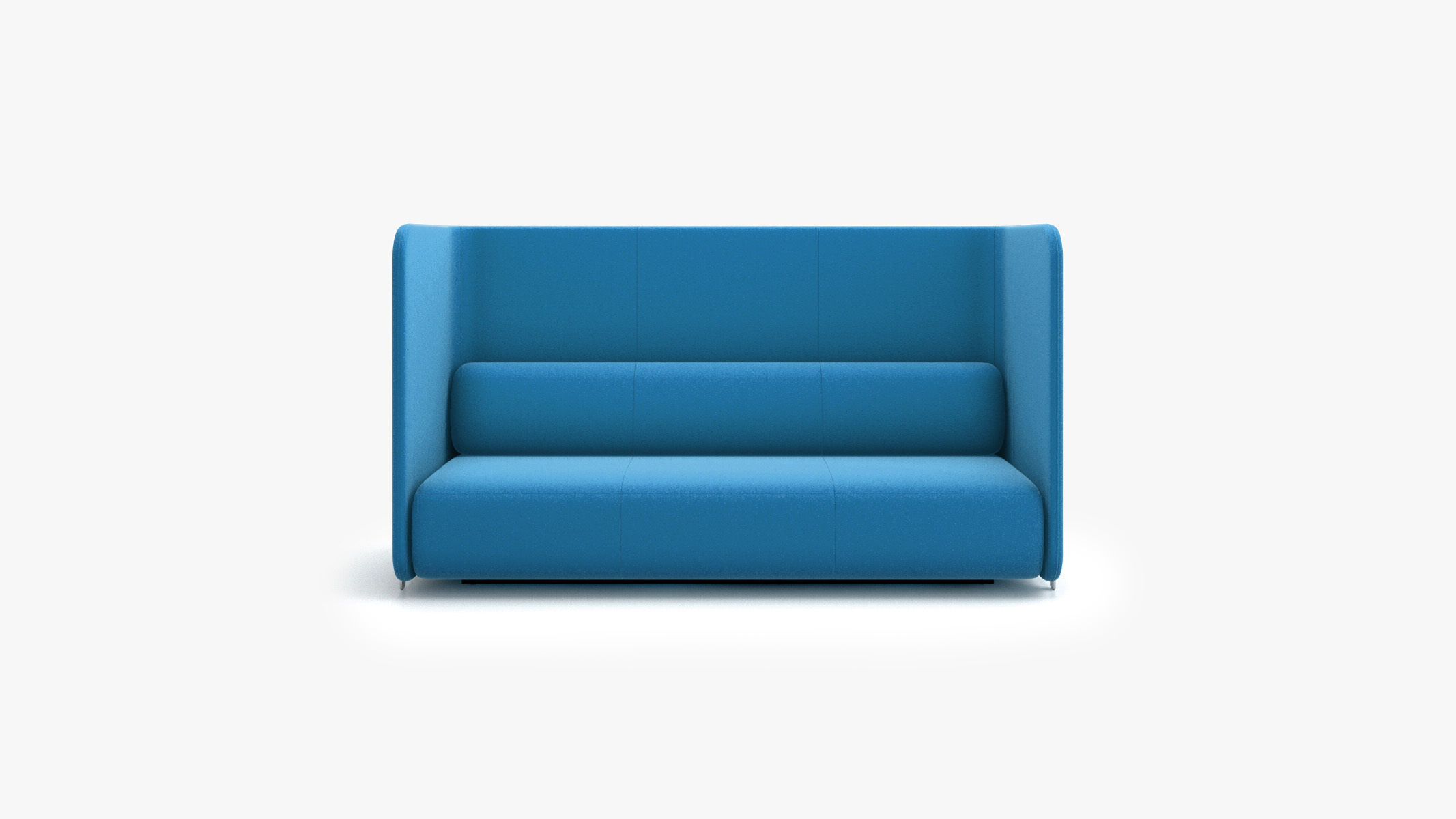 Bernhardt Design - CODE Three Seat Sofa with Standard Wall 3D model ...