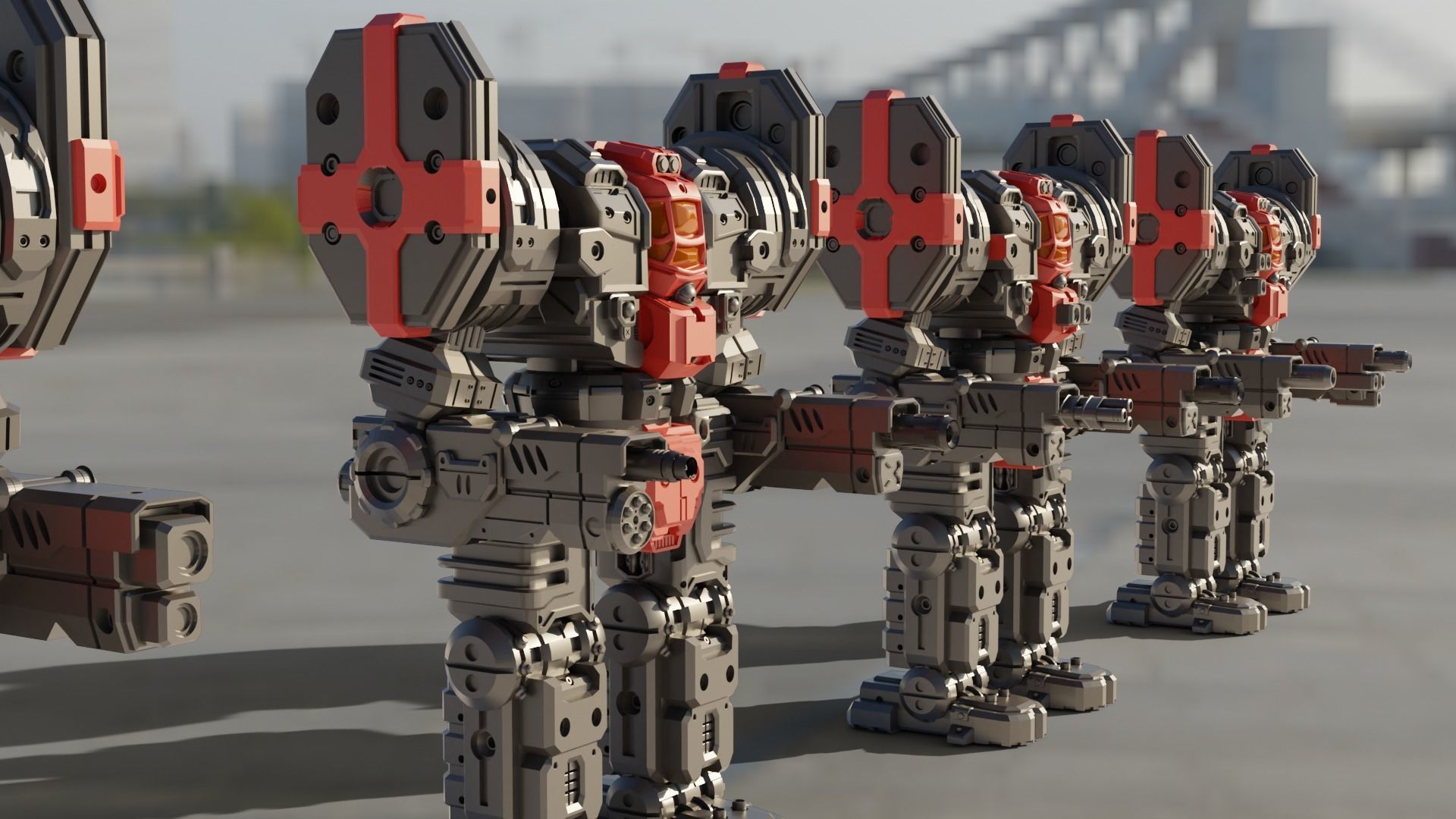 Templar - MW4 - Assault Mech - 4 Variants 3D model 3D printable | CGTrader