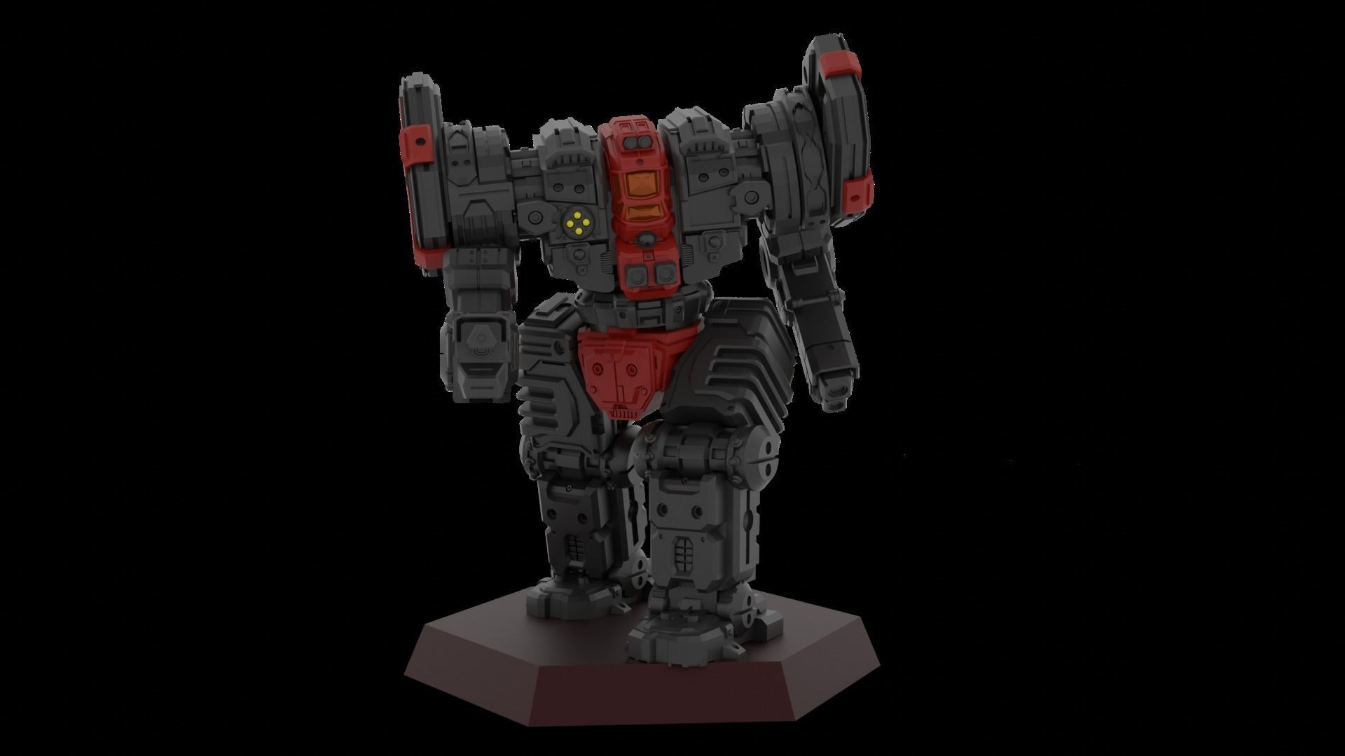 Templar - MW4 - Assault Mech - 4 Variants 3D model 3D printable | CGTrader