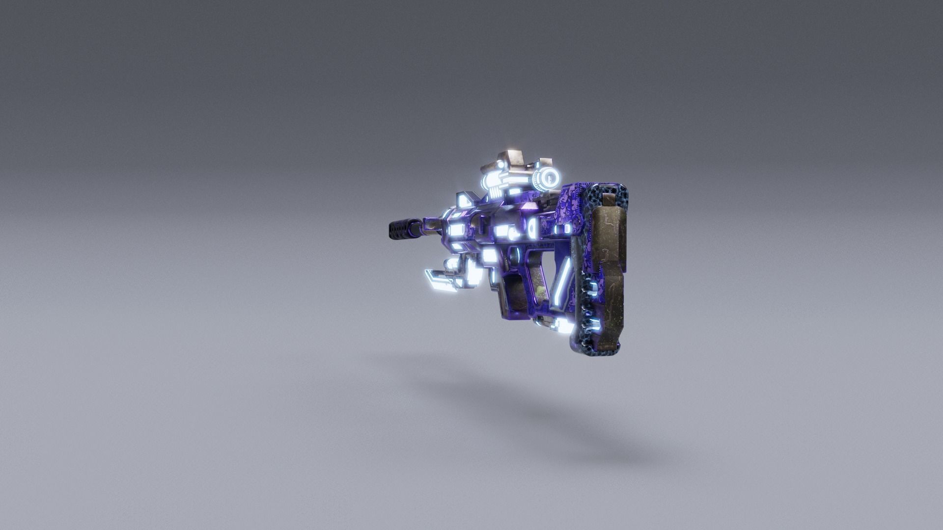 Wepon AWM 3D model rigged | CGTrader