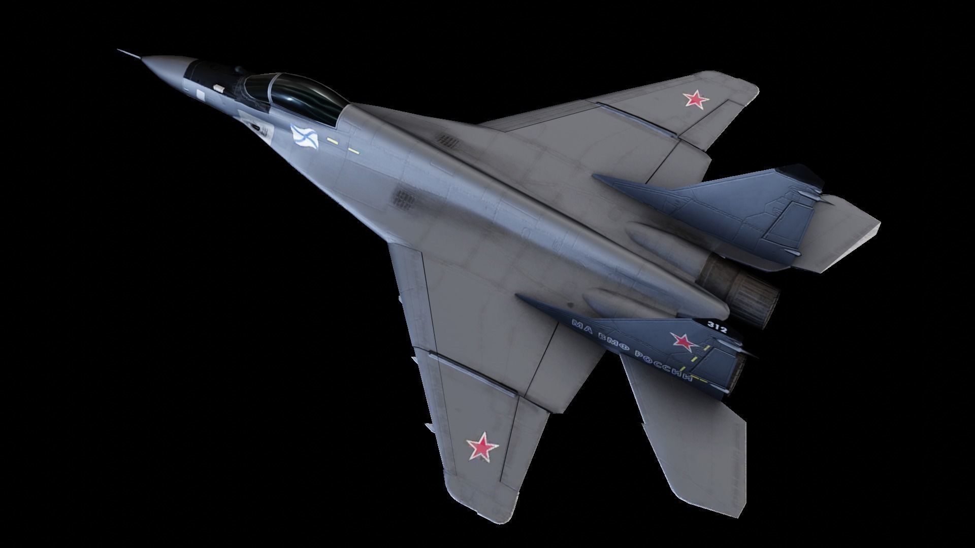 3D model MIG-29 Russian Fighter Jet VR / AR / low-poly | CGTrader