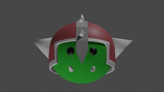 WoW Orc Head Mini 3D model 3D printable | CGTrader