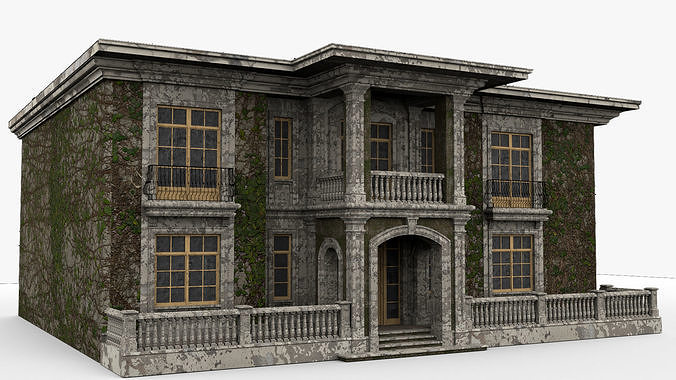 Detailed Abandoned House 3D model | CGTrader
