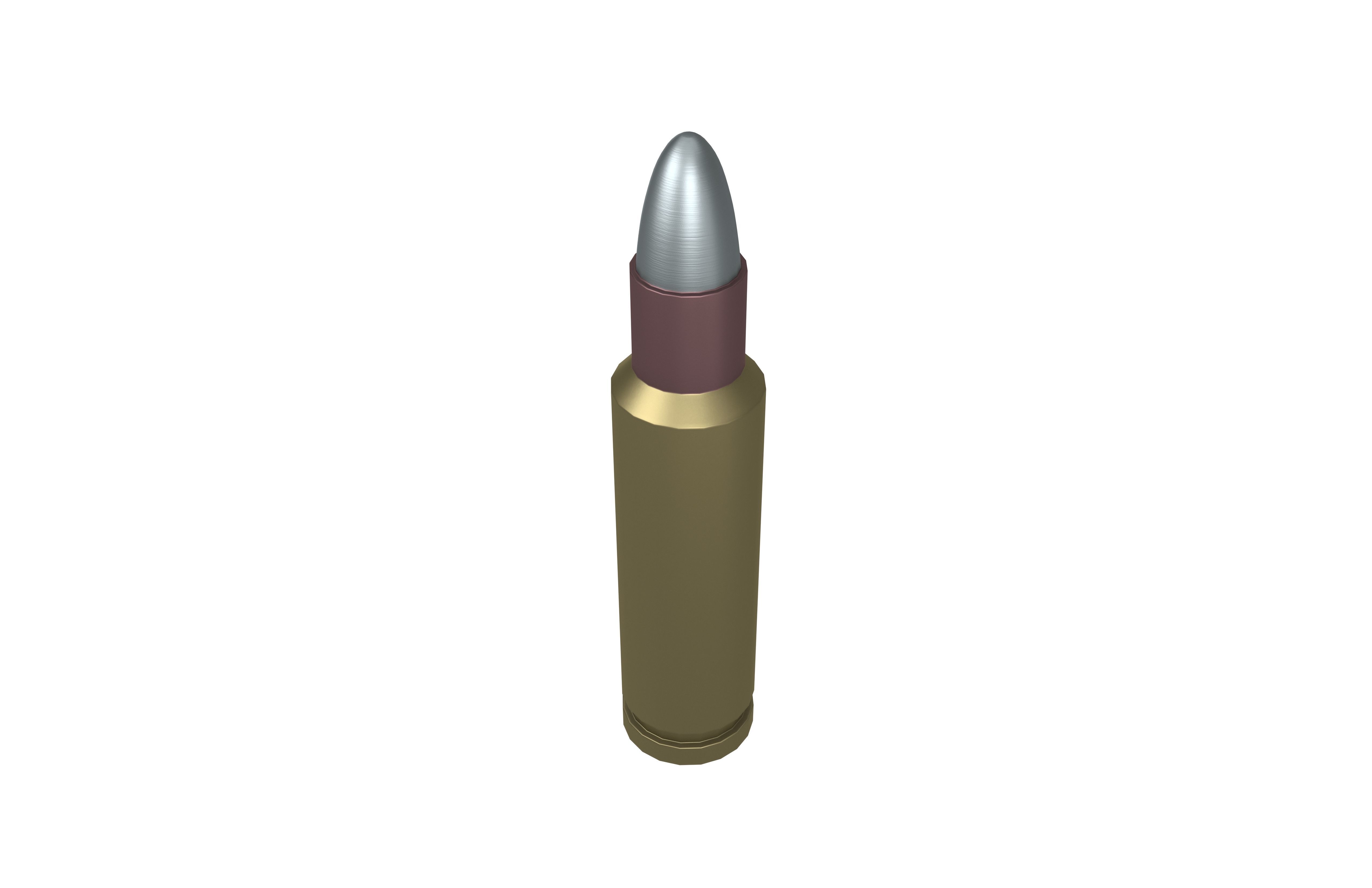 3D model Army Bullets v1 001 VR / AR / low-poly | CGTrader