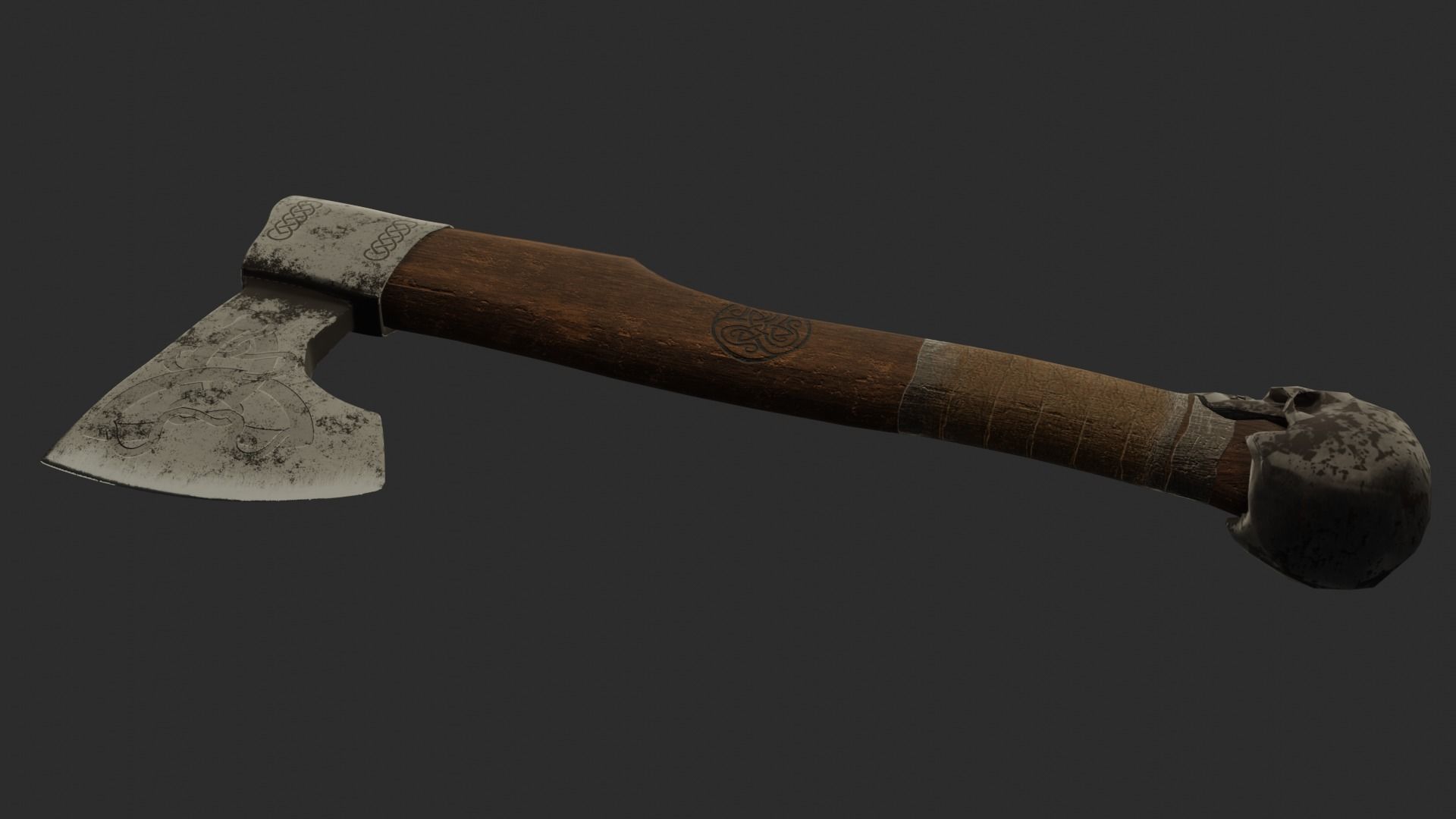3D model Skull weapon pack VR / AR / low-poly | CGTrader