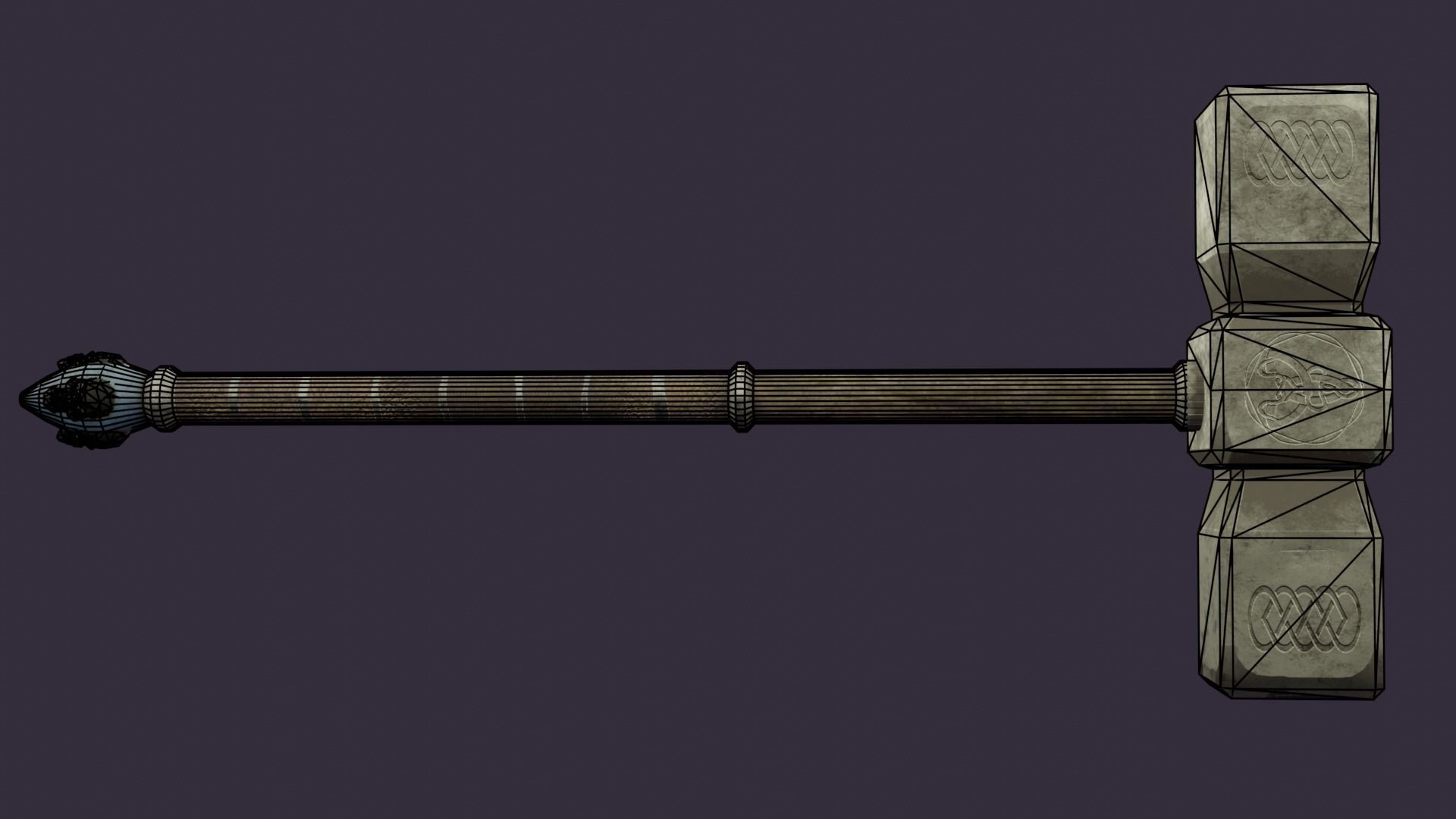 3D model Skull weapon pack VR / AR / low-poly | CGTrader