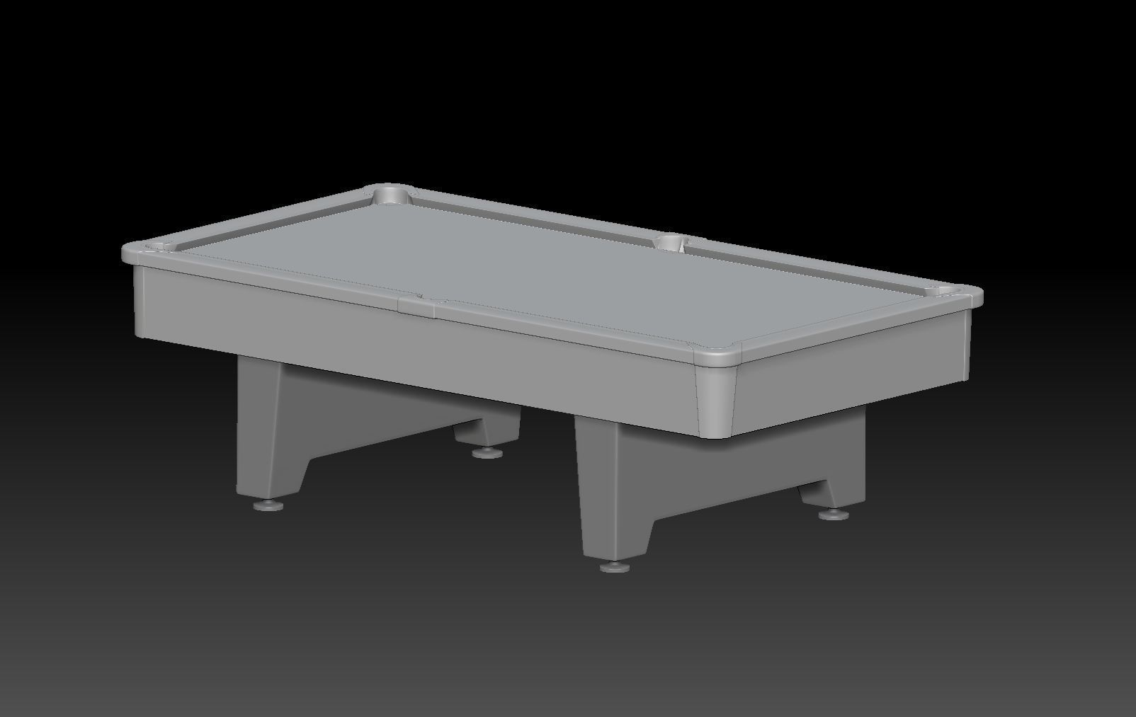 BILLIARD TABLE 3D model 3D printable | CGTrader