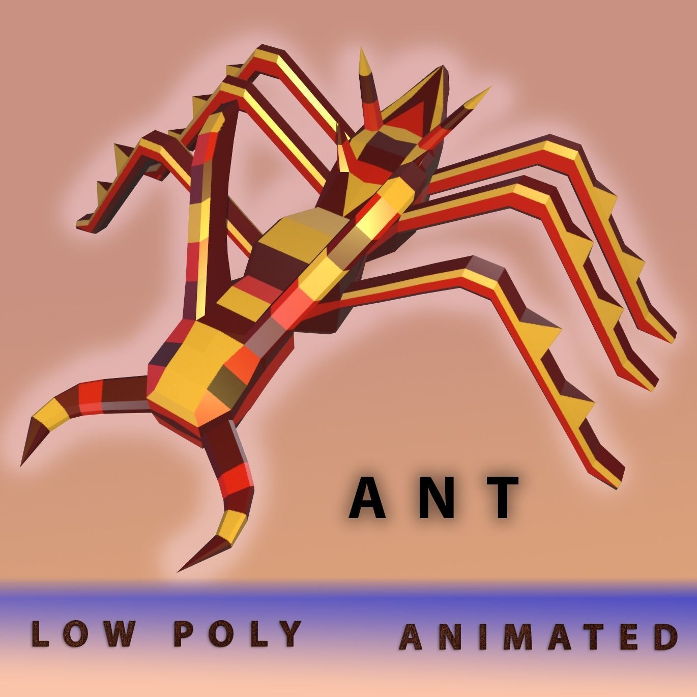 3D model Stylized Ant VR / AR / low-poly | CGTrader