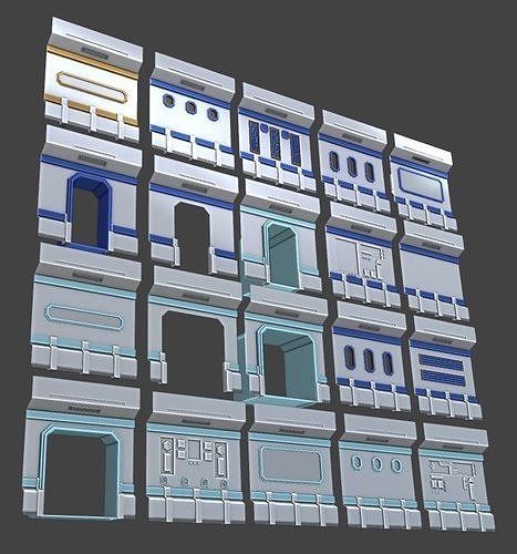 Ultimate Modular sci-fi pack 3D model | CGTrader