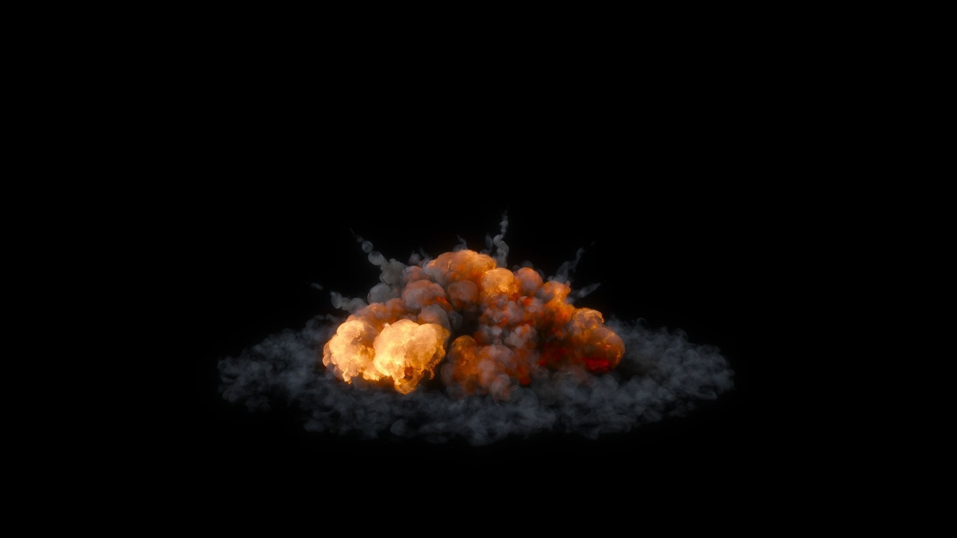 Bomb Explosion 3D model animated | CGTrader