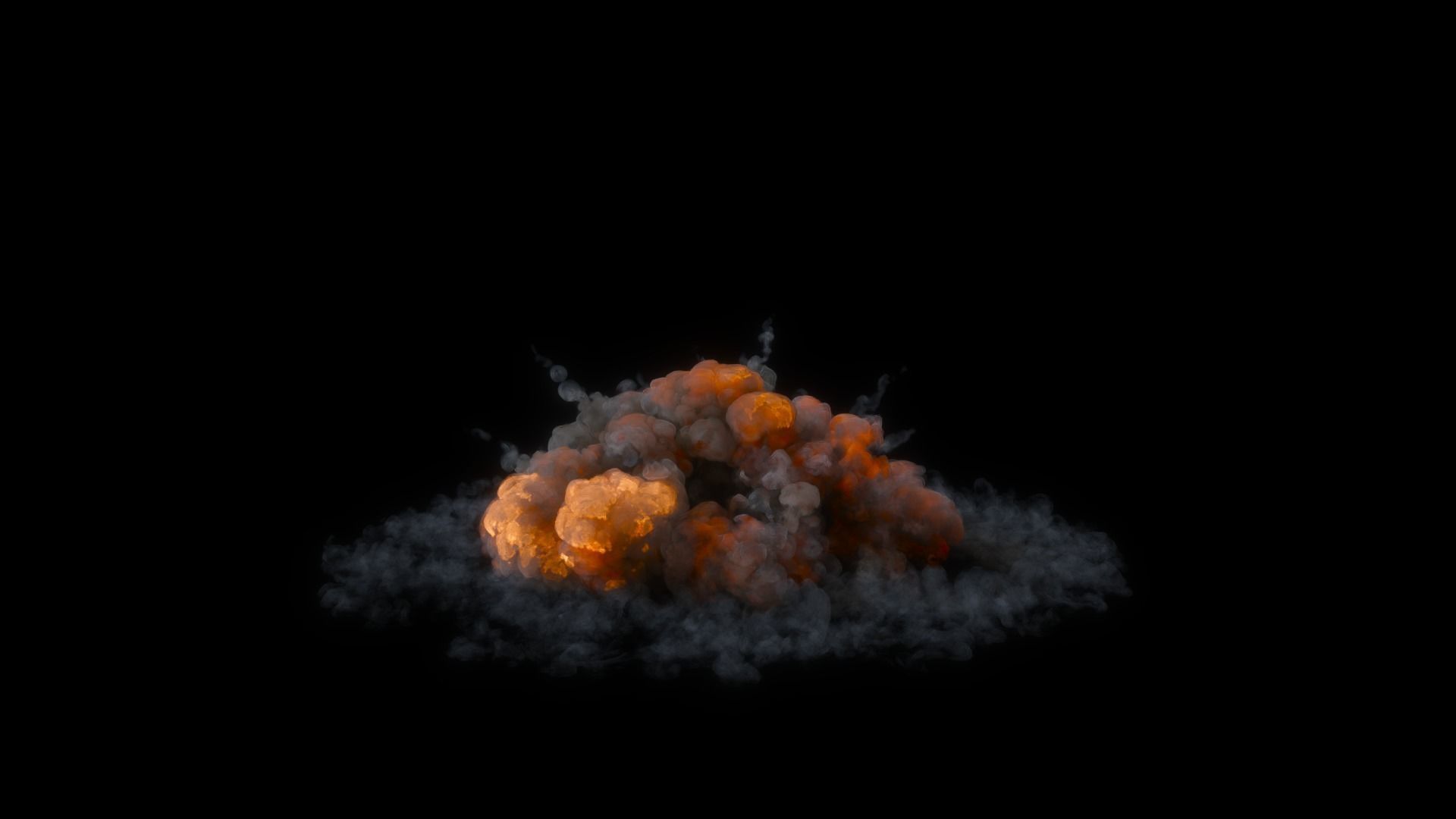 Bomb Explosion 3D model animated | CGTrader