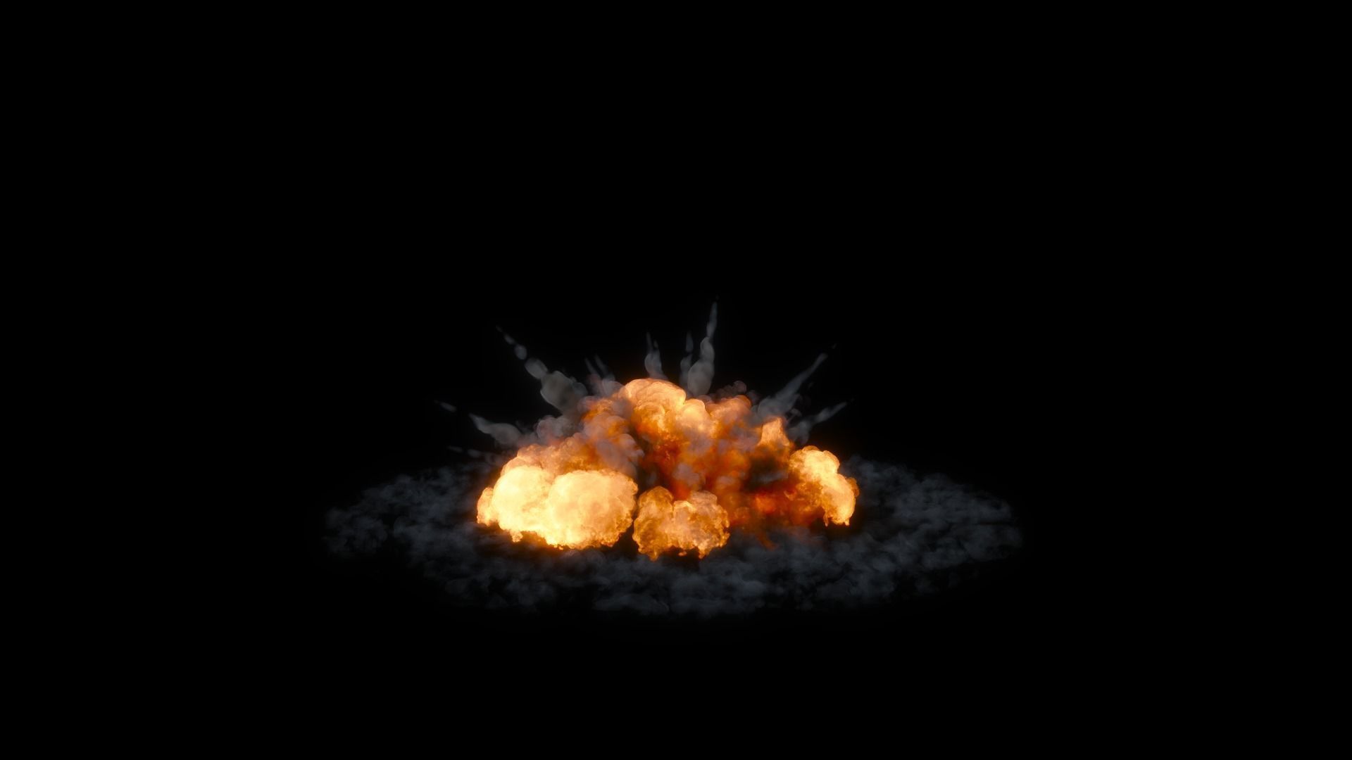 Bomb Explosion 3D model animated | CGTrader