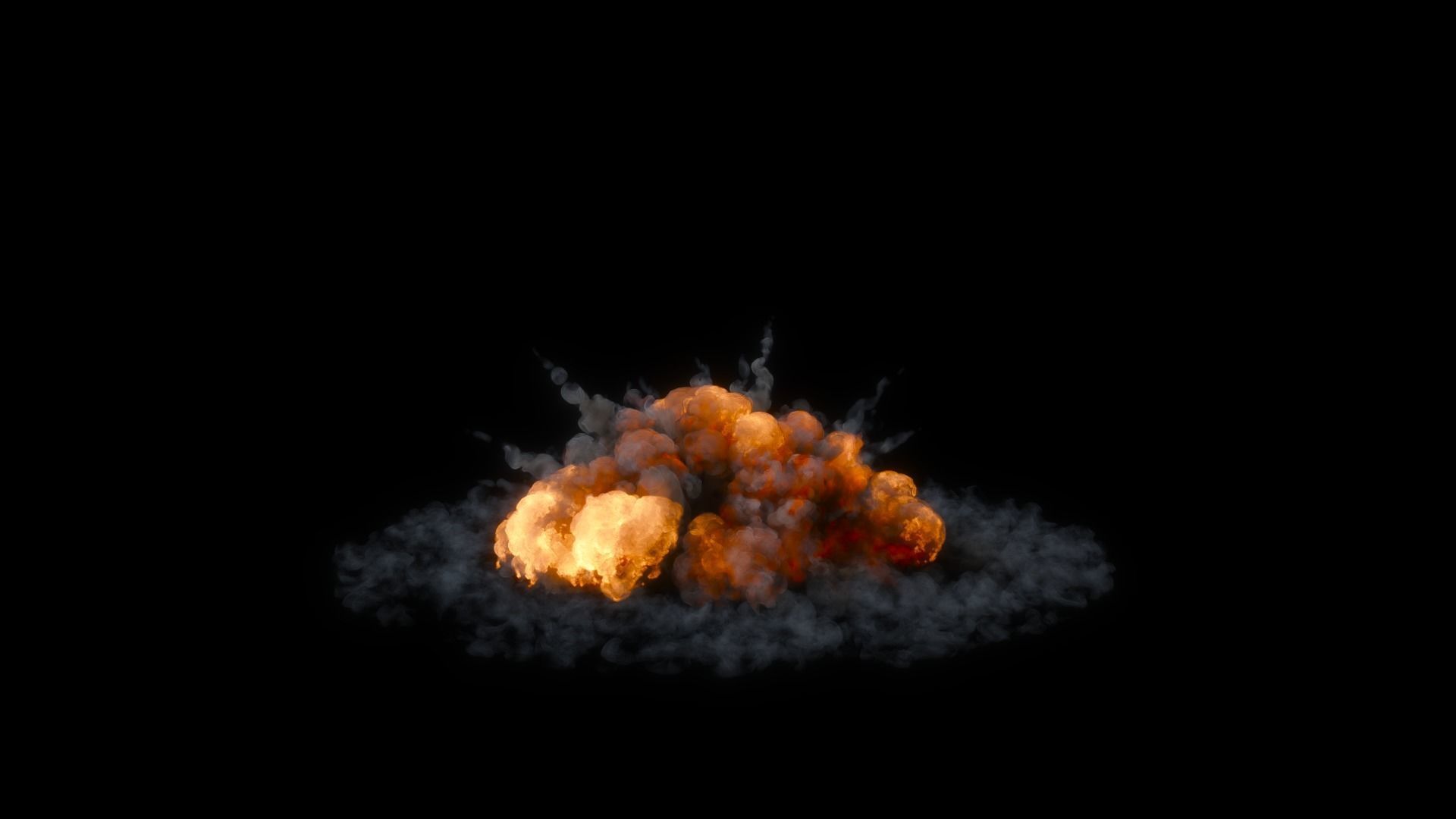 Bomb Explosion 3D model animated | CGTrader